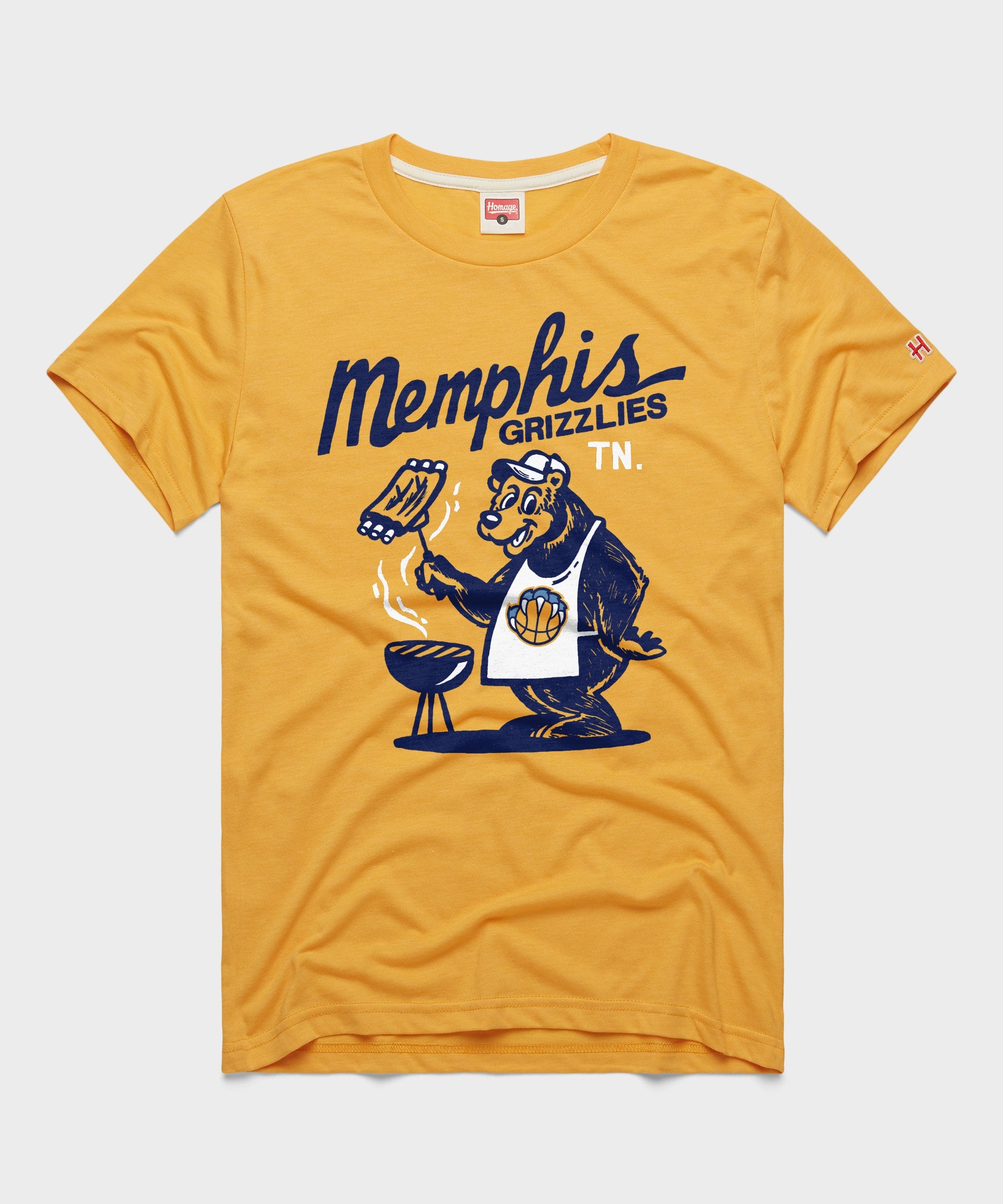 Memphis Grizzlies Grizz Grillin Mens Memphis Grizzlies Mascot T