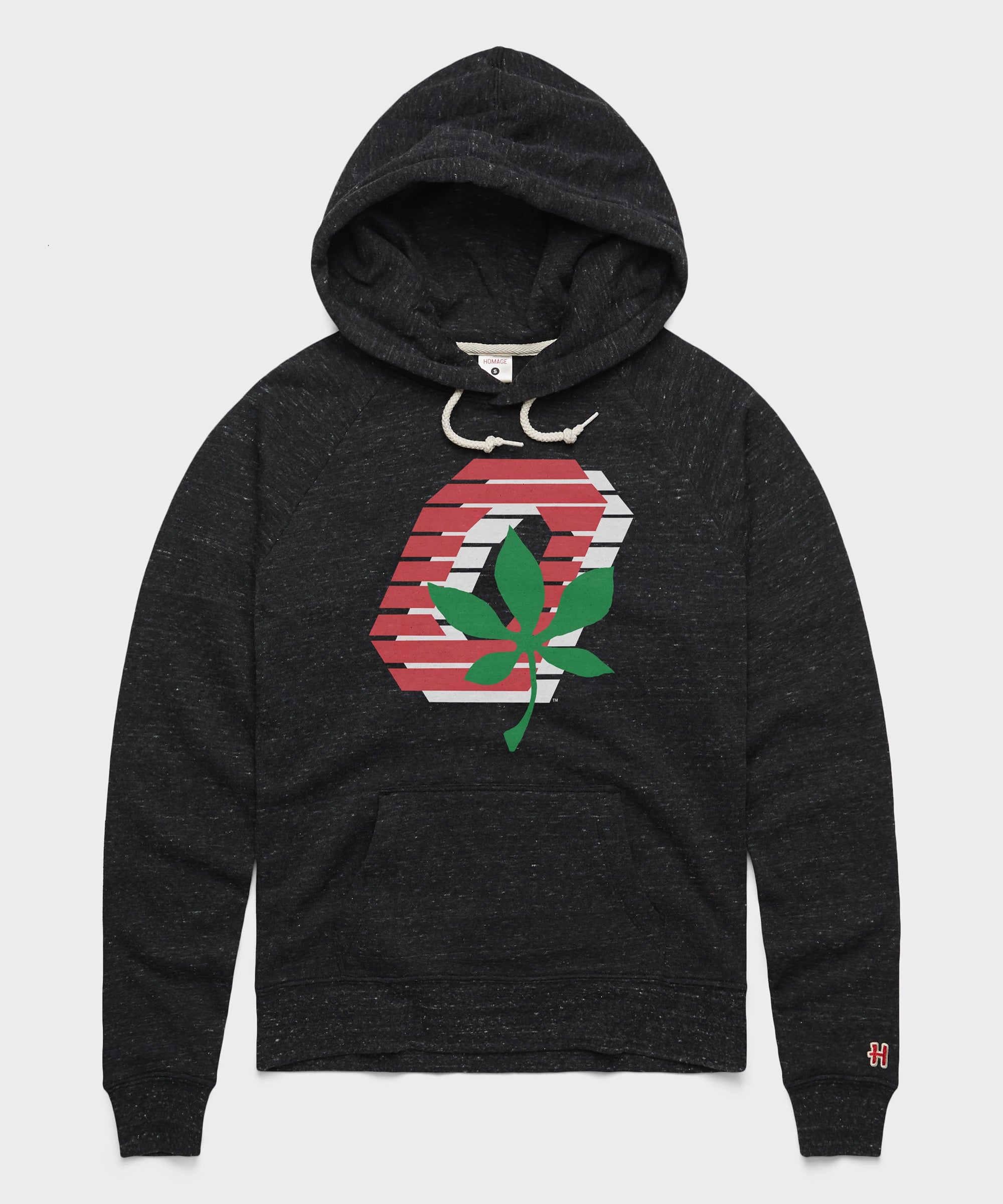 Women's Ohio State Buckeye Leaf Hoodie | Retro OSU Hoodie – HOMAGE