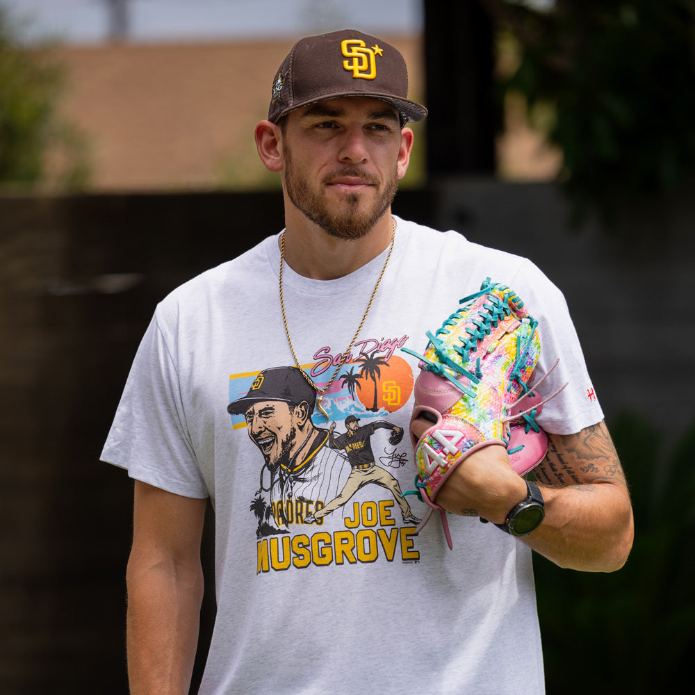 Team HOMAGE x Joe Musgrove Padres | Retro MLB Player T-Shirt