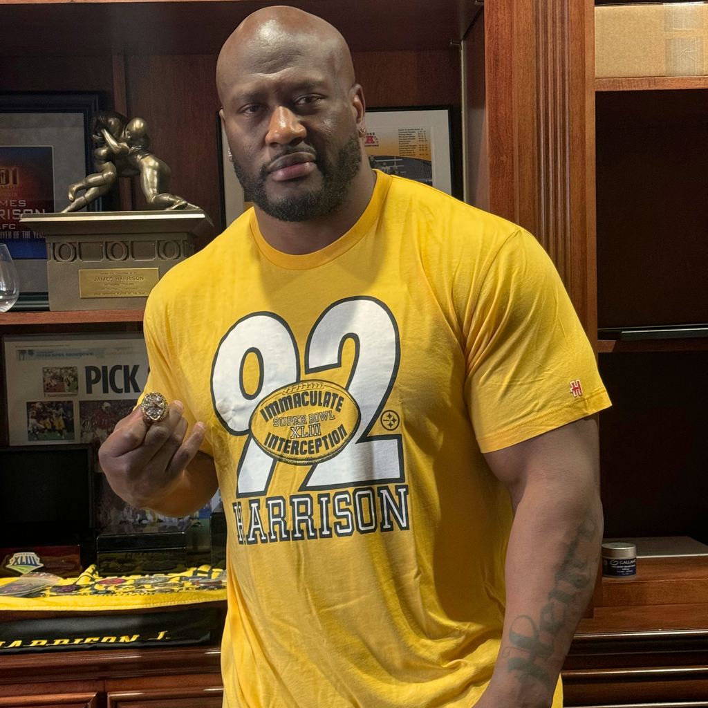 Pittsburgh Steelers Immaculate Interception Harrison | Retro NFL T ...