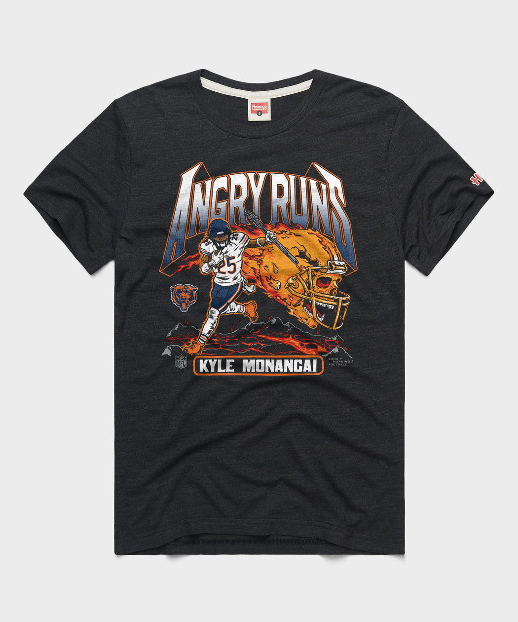 Angry Runs 2025 Bears Kyle Monangai | Retro Kyle Brandt GMF T-Shirt ...
