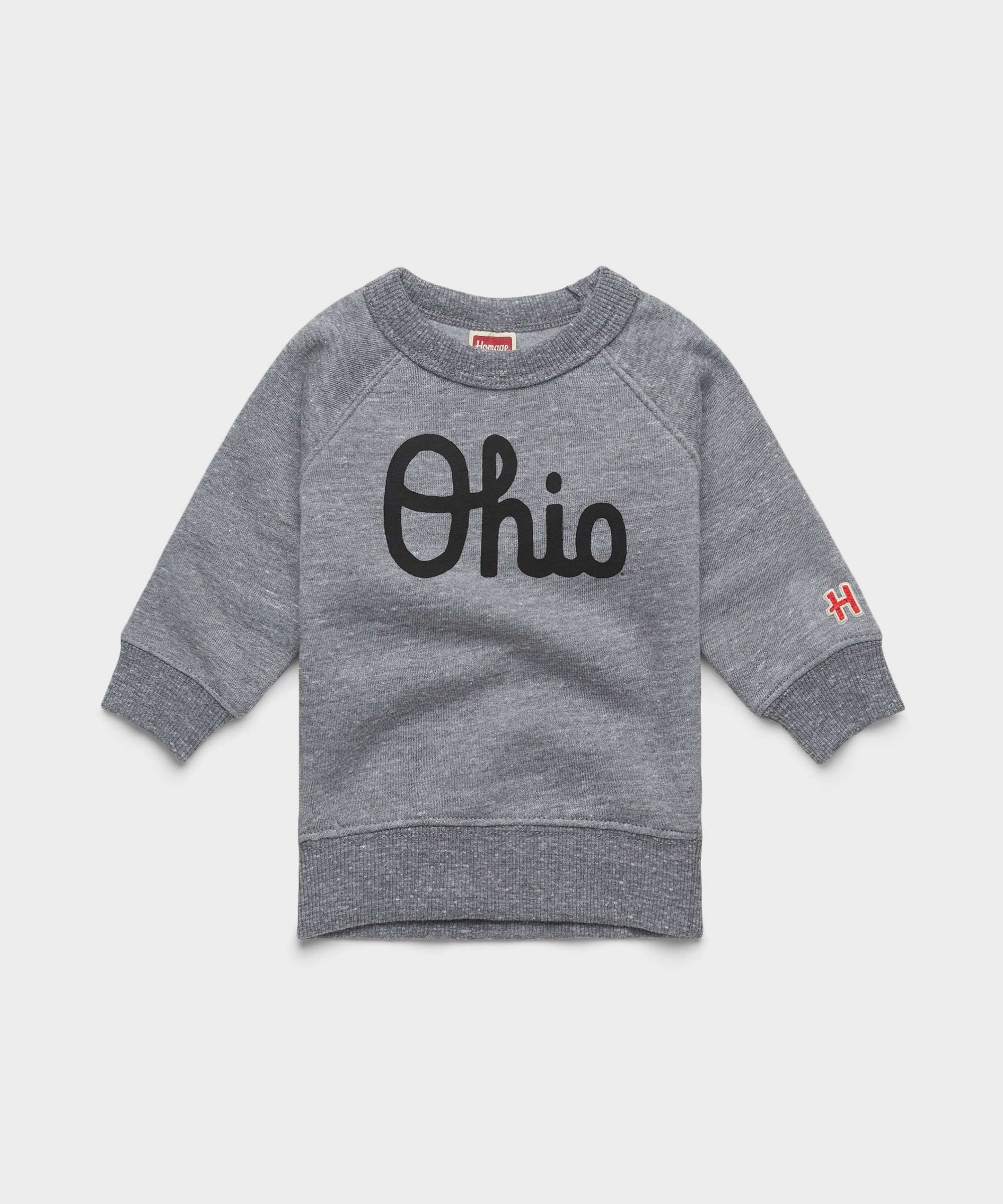 Baby Script Ohio Crewneck | Ohio State Baby Sweatshirt – HOMAGE