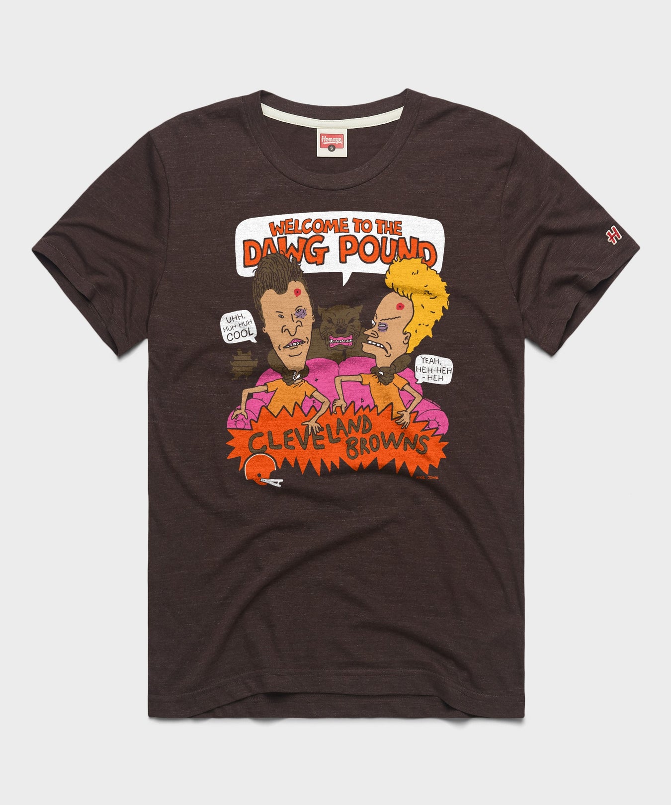 Beavis And Butt-Head X Cleveland Browns Dawg Pound | Retro NFL MTV T ...