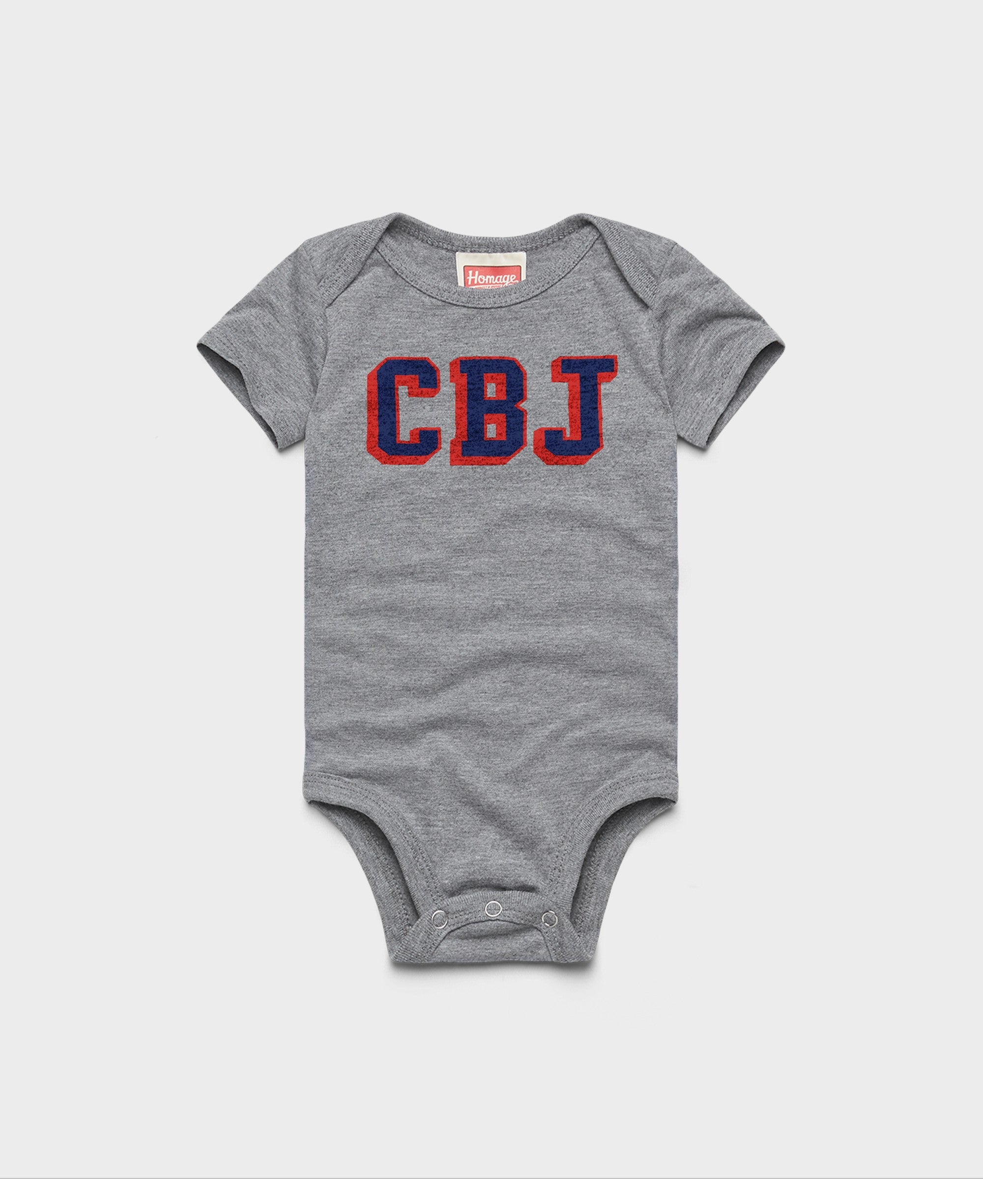 Block CBJ Baby One Piece | Retro Columbus Blue Jackets Baby Onesie – HOMAGE
