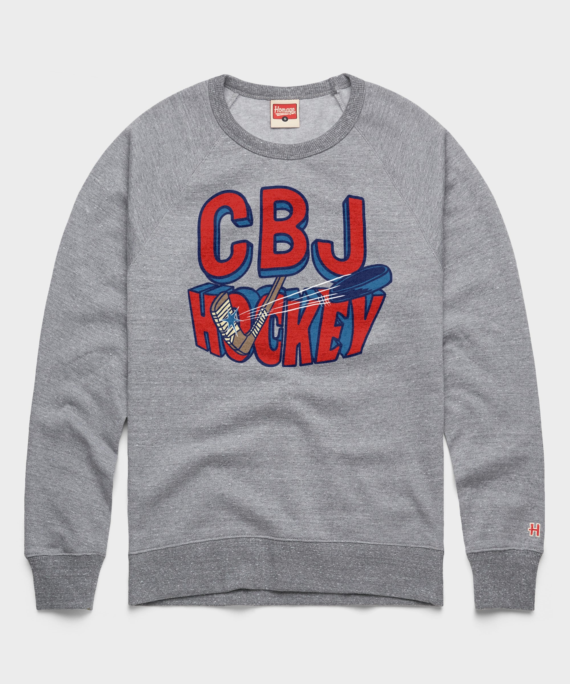 CBJ Hockey Crewneck | Retro CBJ Sweatshirt – HOMAGE