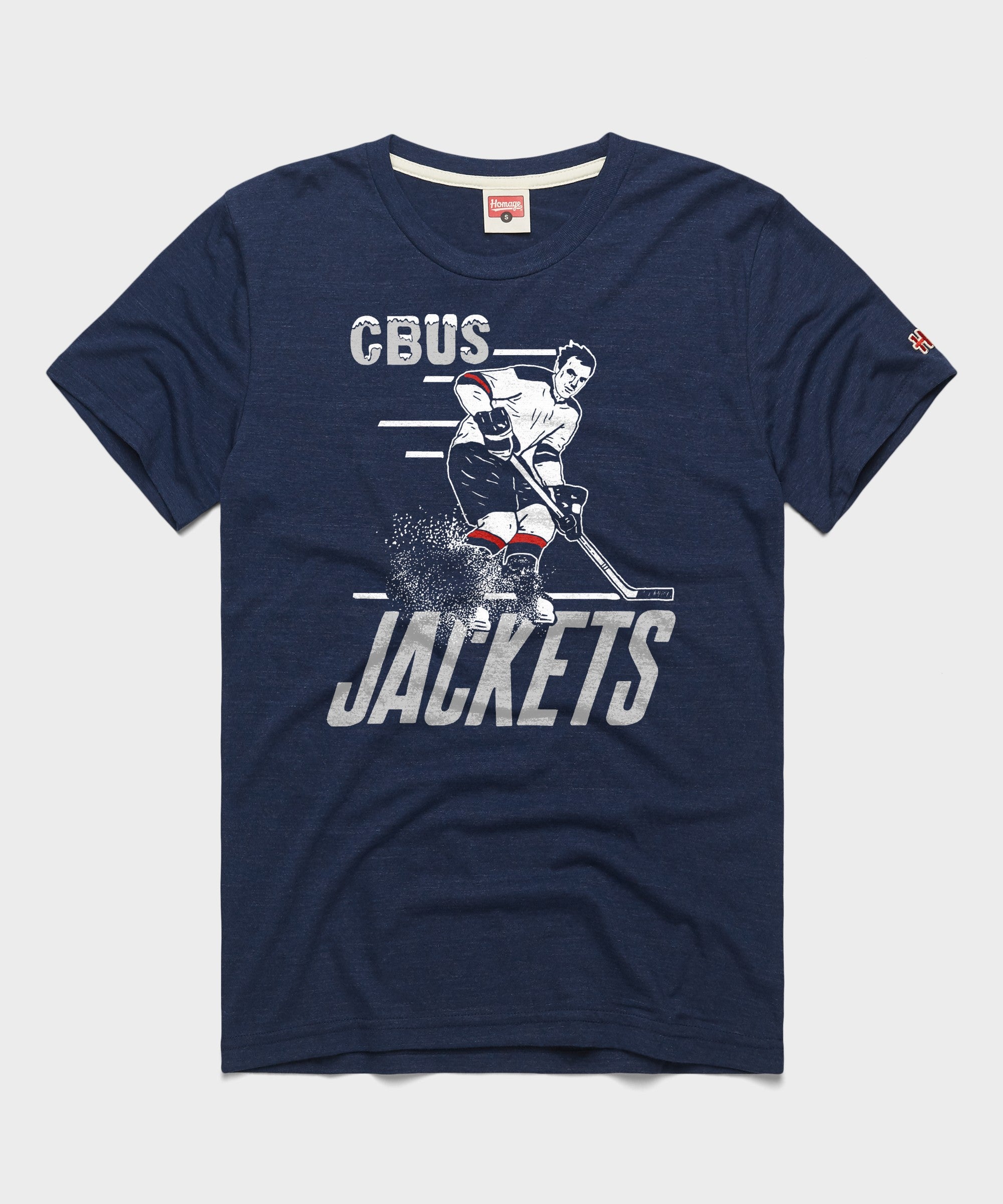 CBUS Jackets | Retro Columbus Blue Jackets Hockey T-Shirt – HOMAGE