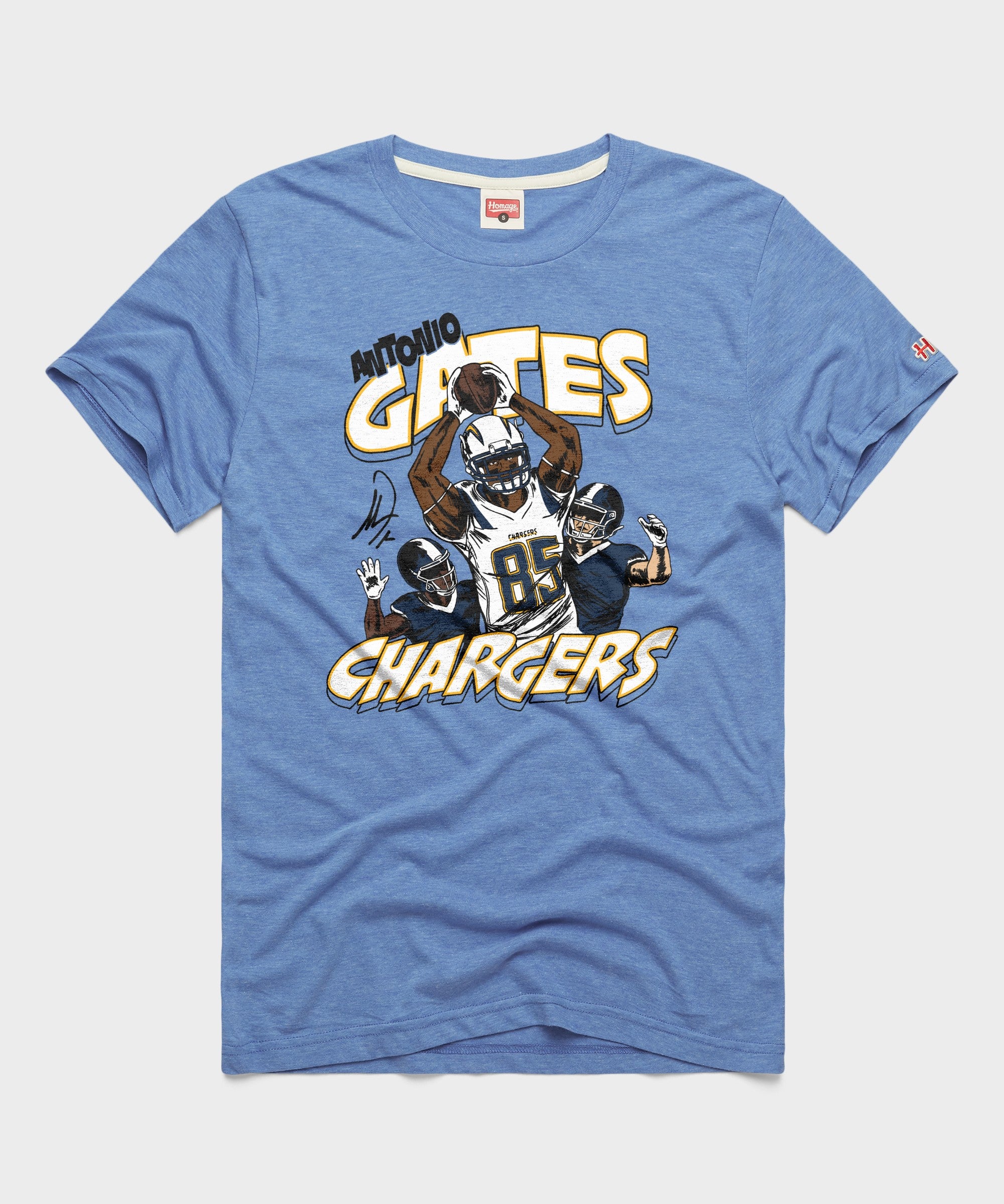 Chargers Antonio Gates Signature | Retro NFL Player T-Shirt – HOMAGE