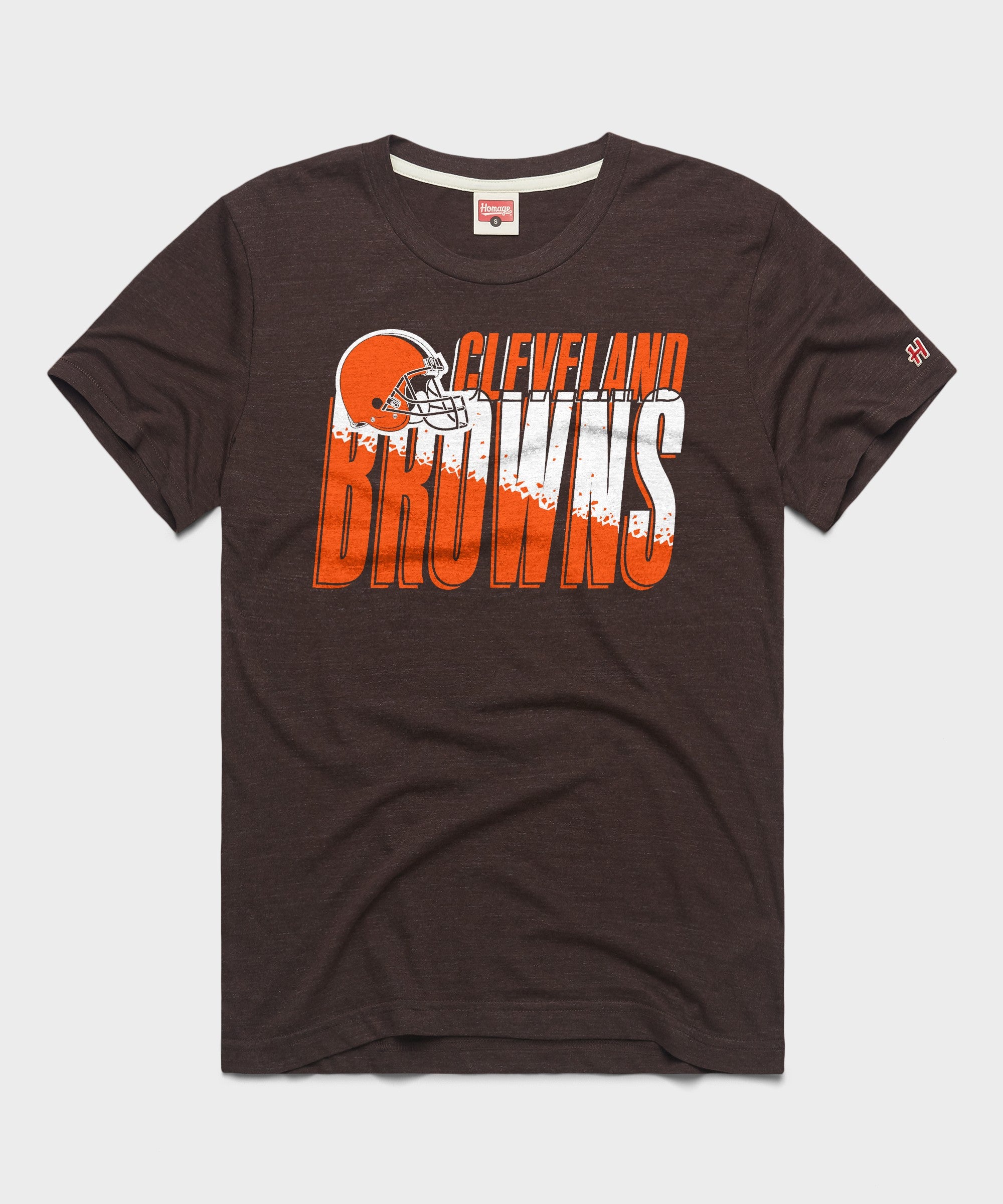 Cleveland Browns Color Splash | Retro Cleveland Browns T-Shirt – HOMAGE