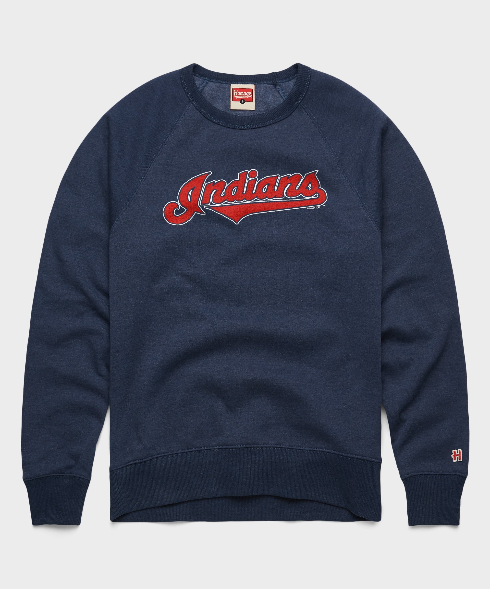 Cleveland Indians Jersey Logo '94 Crewneck | Retro MLB Sweatshirt – HOMAGE
