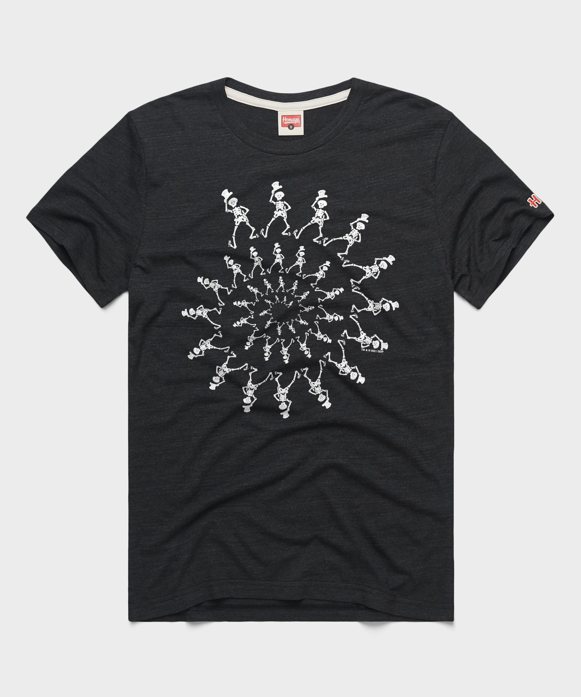 Dancing Skeletons | Men's Retro Grateful Dead T-Shirt – HOMAGE