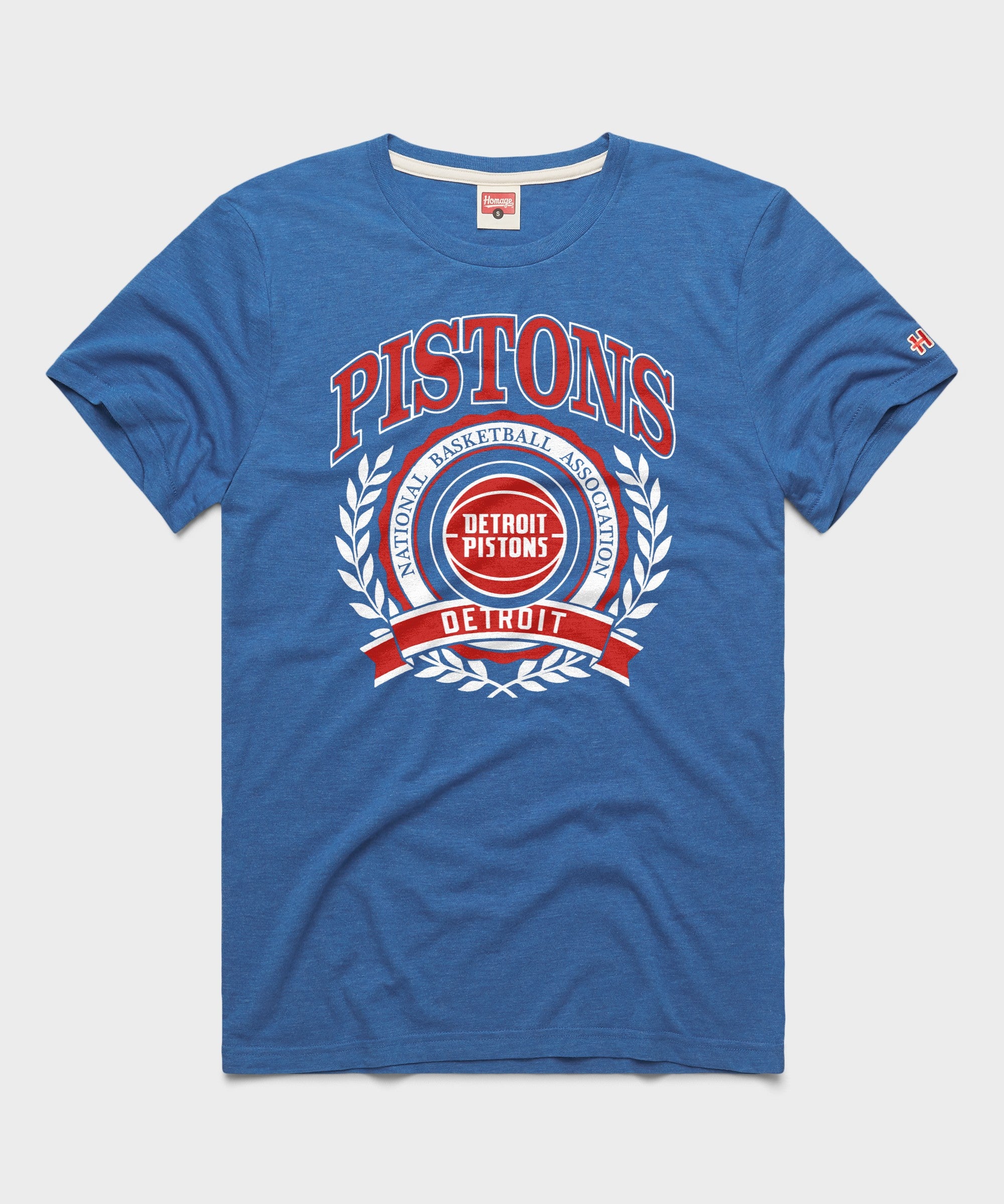 Detroit Pistons Crest | Men's NBA T-Shirt – HOMAGE