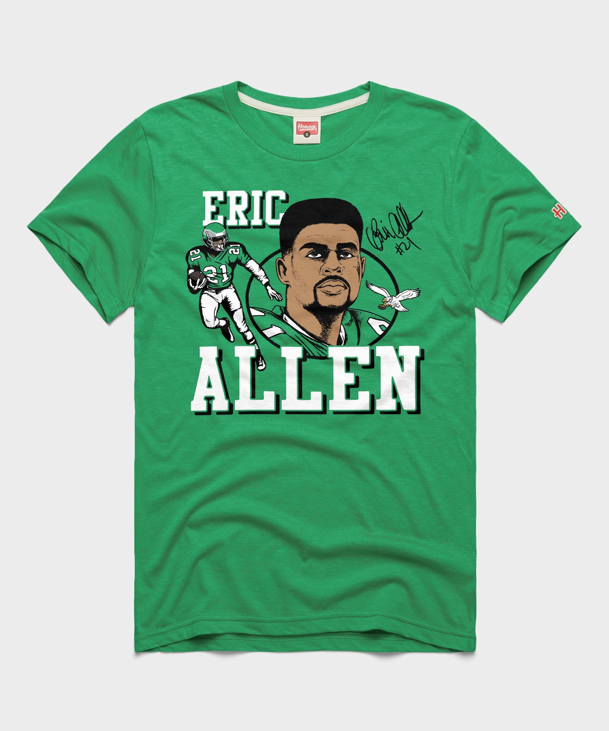 Eagles Eric Allen Signature | Retro NFL Player T-Shirt – HOMAGE