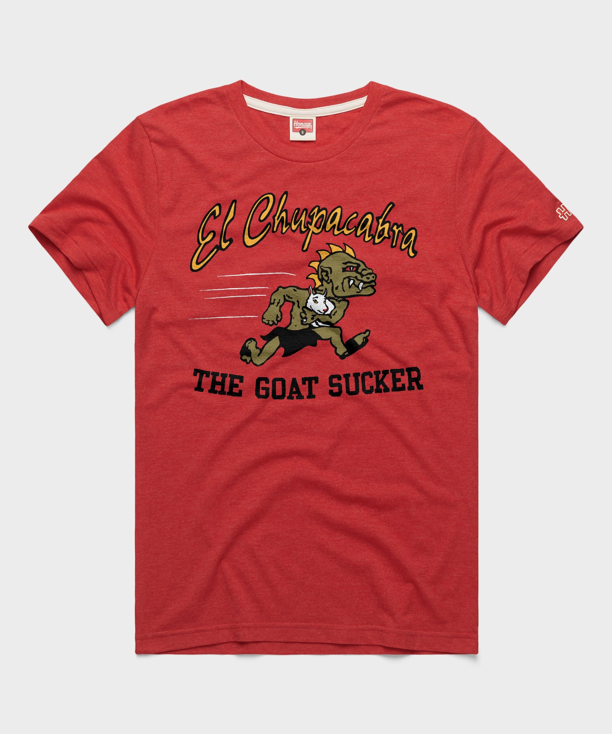 El Chupacabra The Goat Sucker | Retro Cryptid T-Shirt – HOMAGE