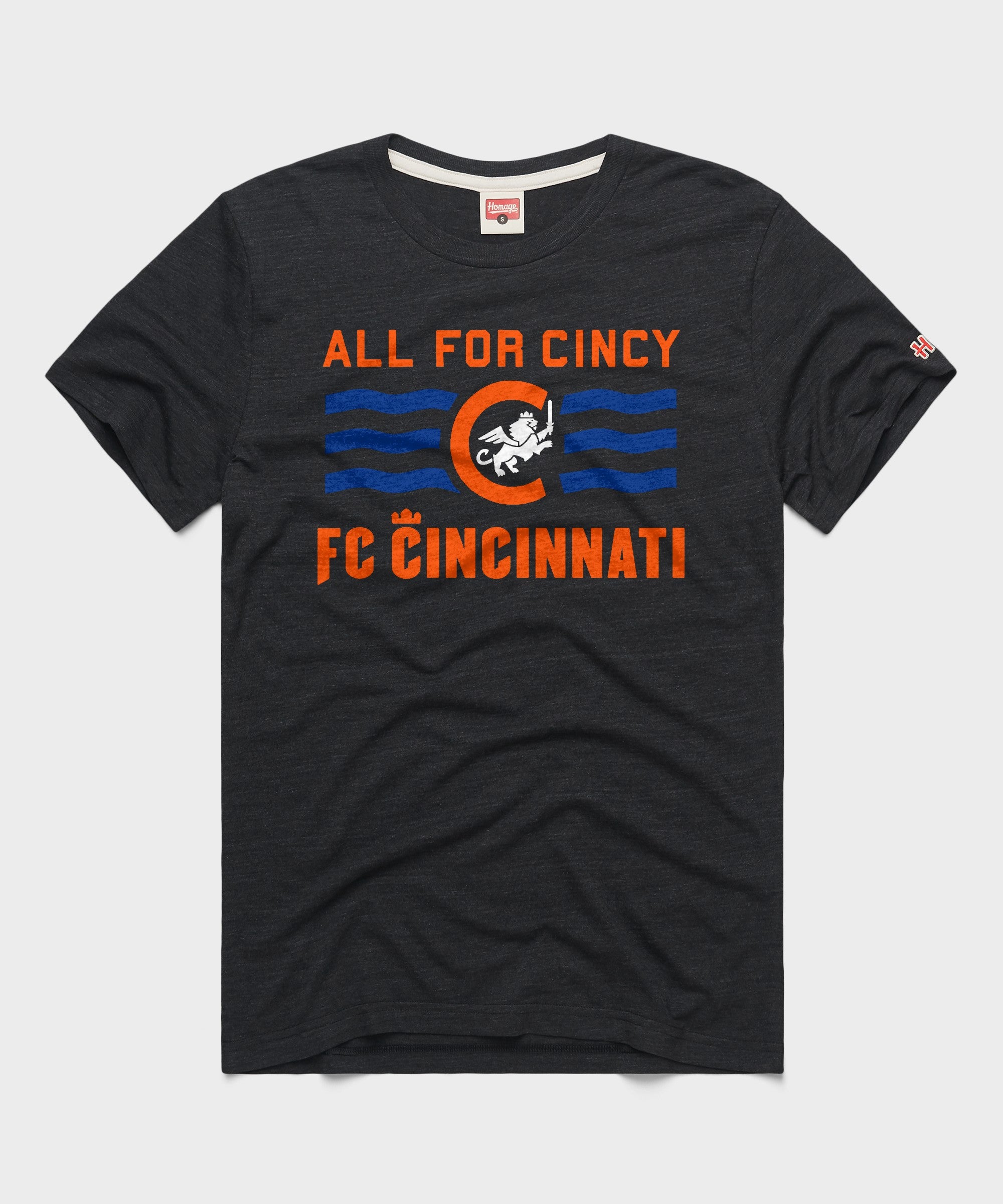 FC Cincinnati All For Cincy | Retro FC Cincinnati Soccer T-Shirt – HOMAGE