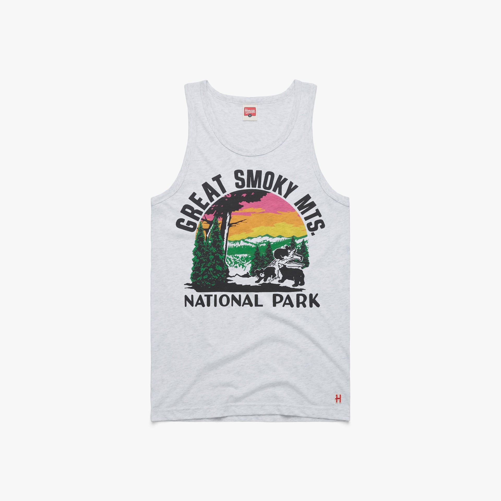 Great Smoky Mountains National Park Tank Top | Retro Park Tank Top – HOMAGE