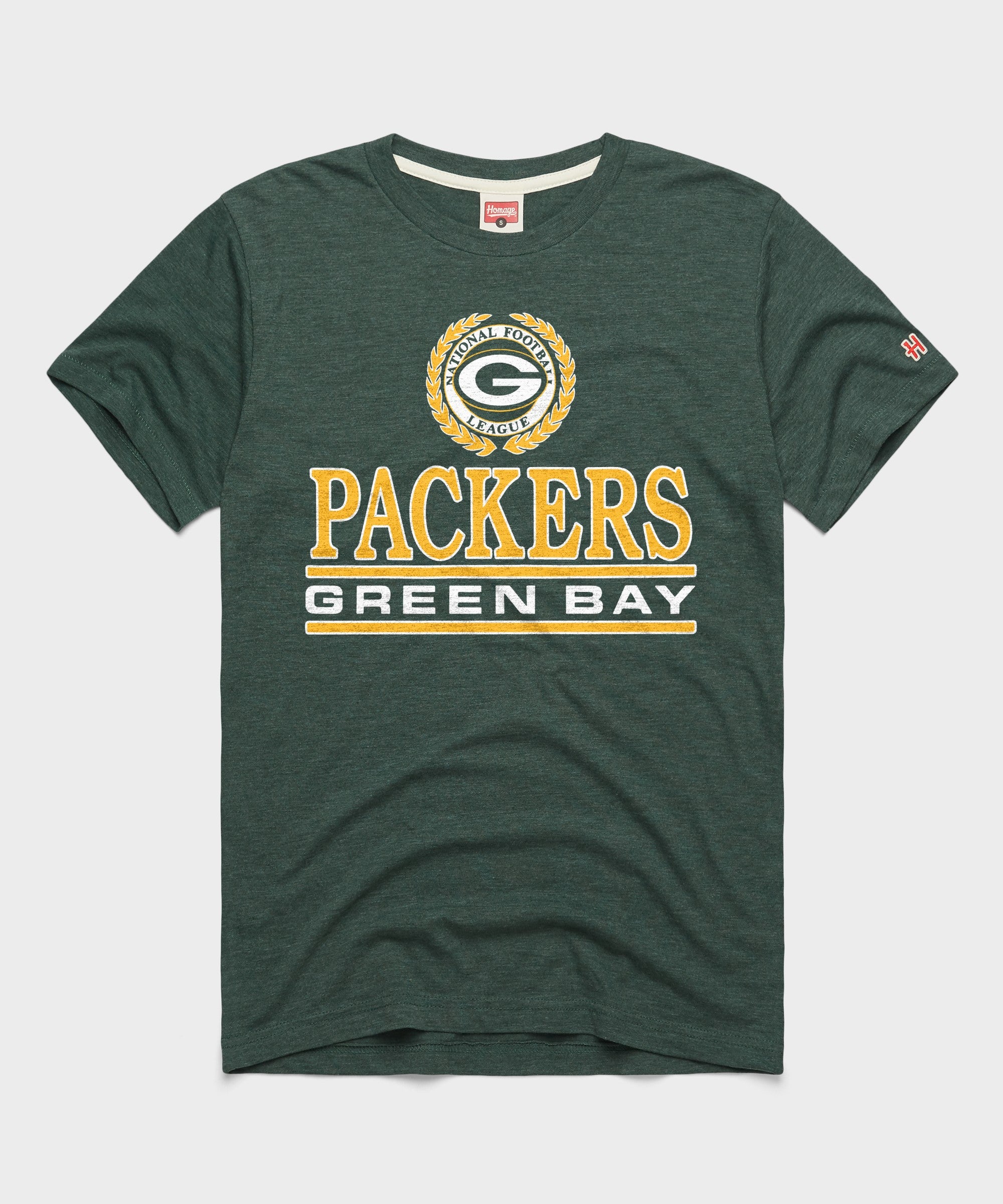 Green Bay Packers Crest | Retro NFL T-Shirt – HOMAGE