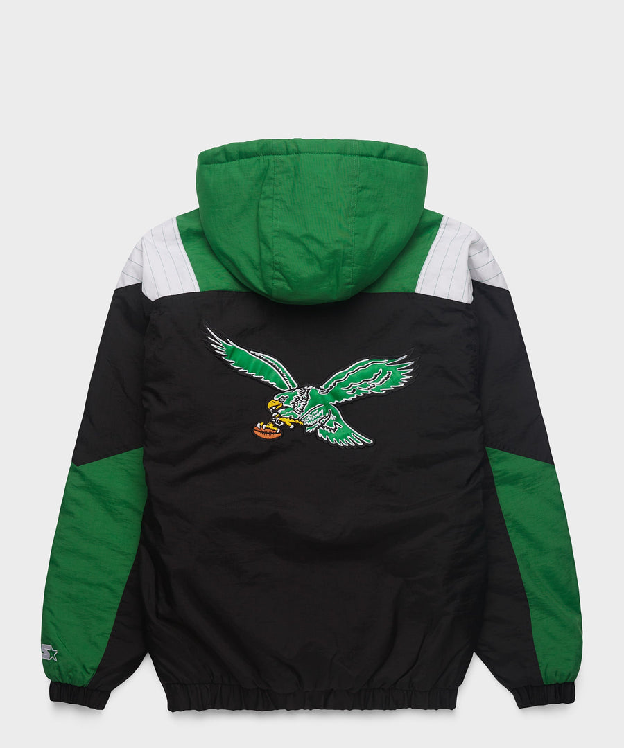 HOMAGE X Starter Eagles Pullover Jacket | Retro Philadelphia Eagles Jacket