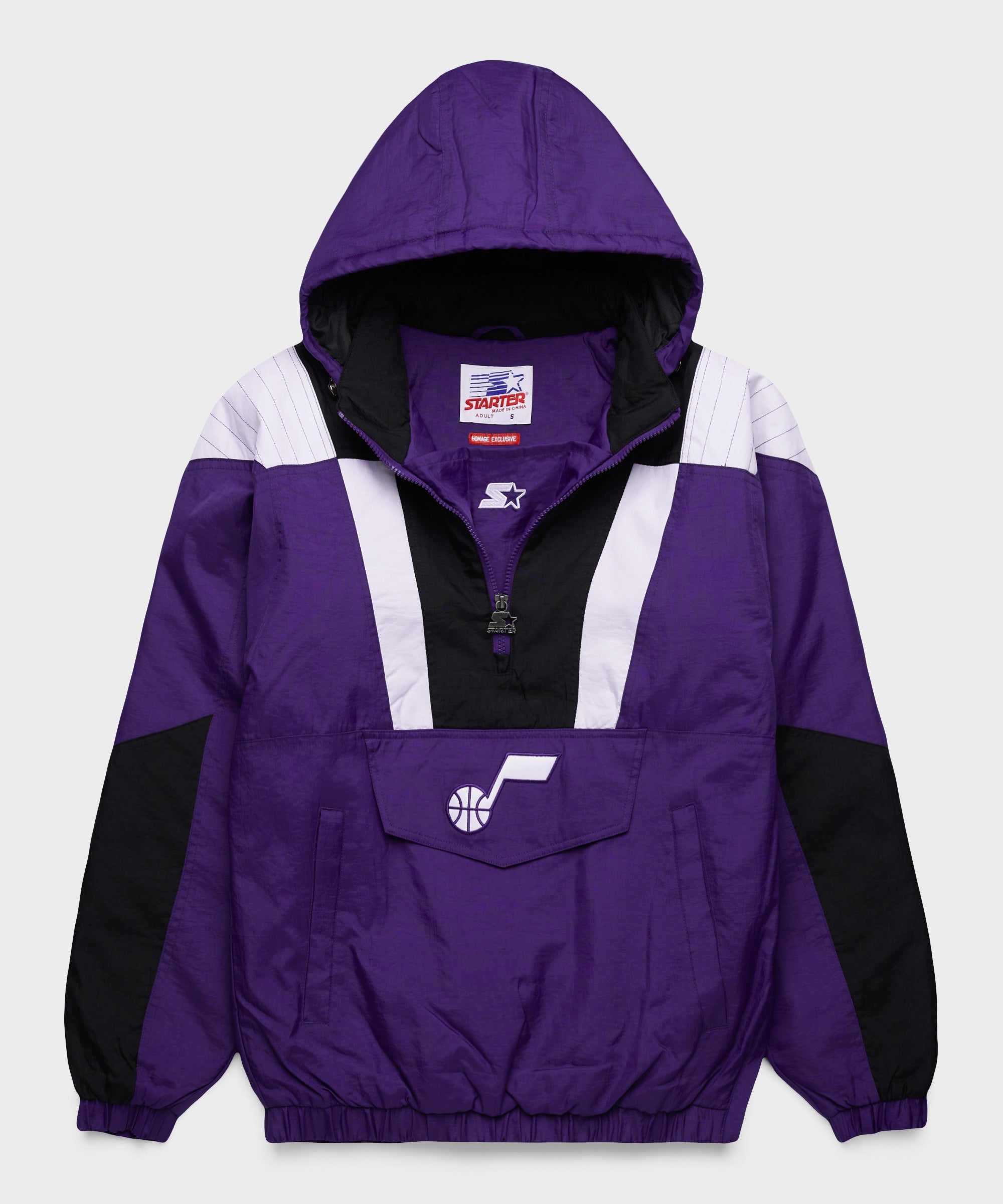 HOMAGE X Starter Jazz Pullover Jacket | NBA Starter Jacket
