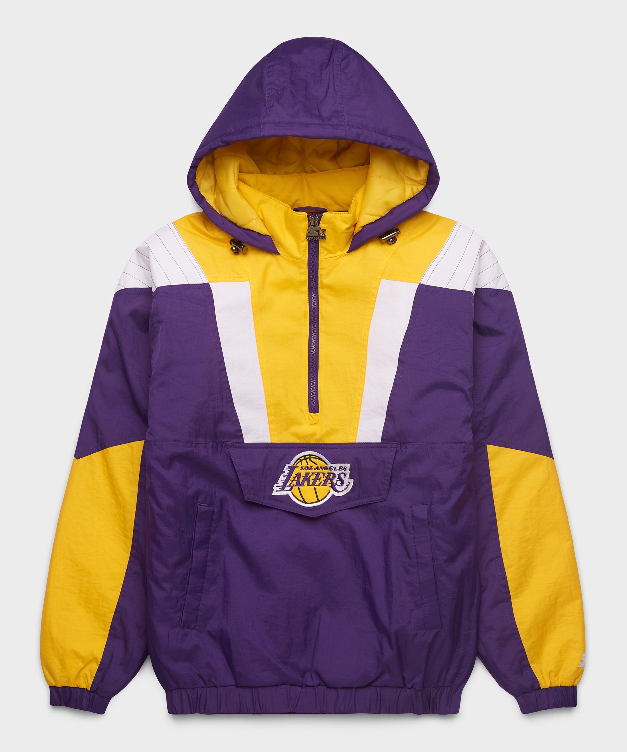 HOMAGE X Starter Lakers Pullover Jacket | NBA Starter Jacket