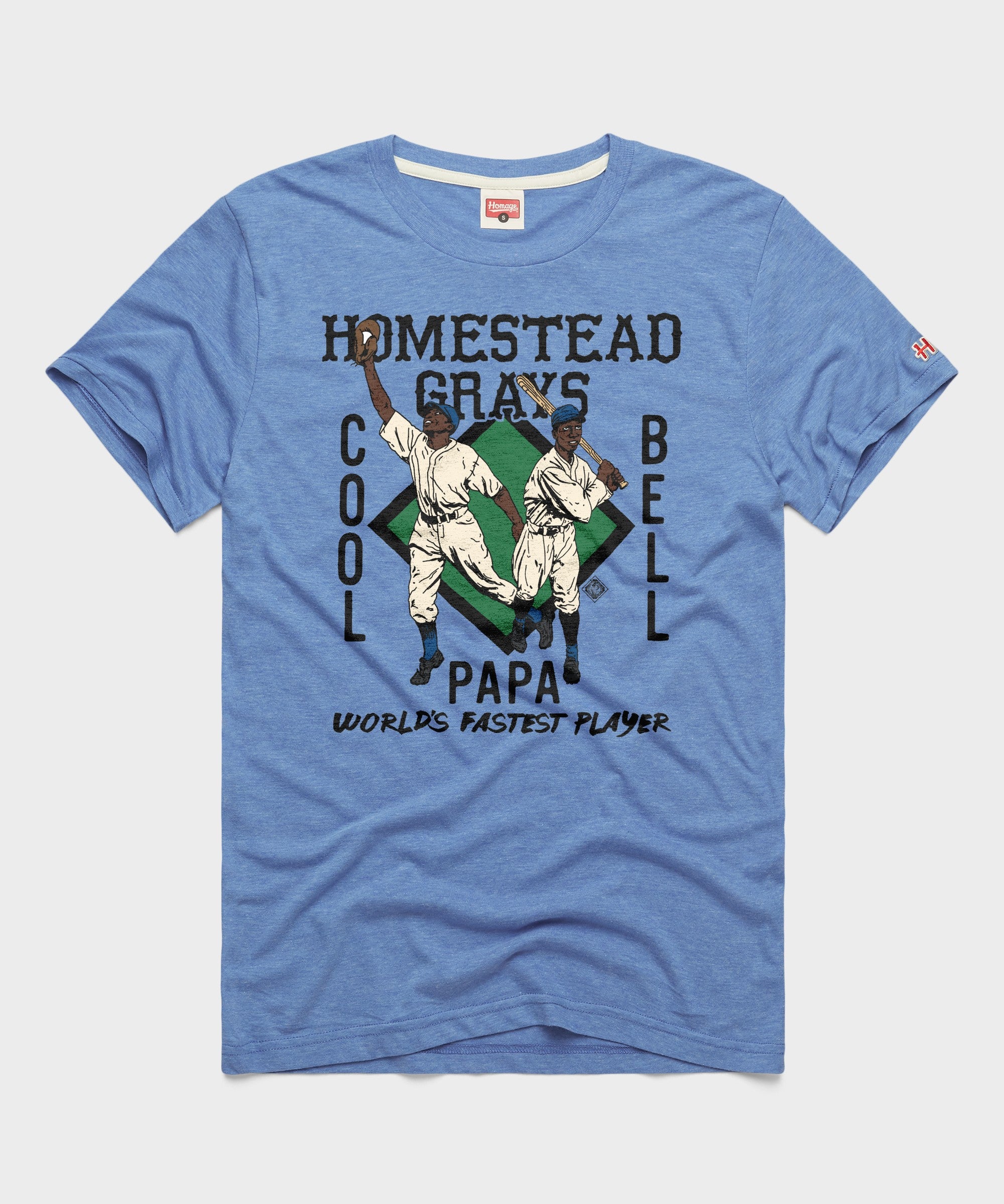 Homestead Grays Cool Papa Bell | Retro Negro Leagues Baseball T-Shirt ...