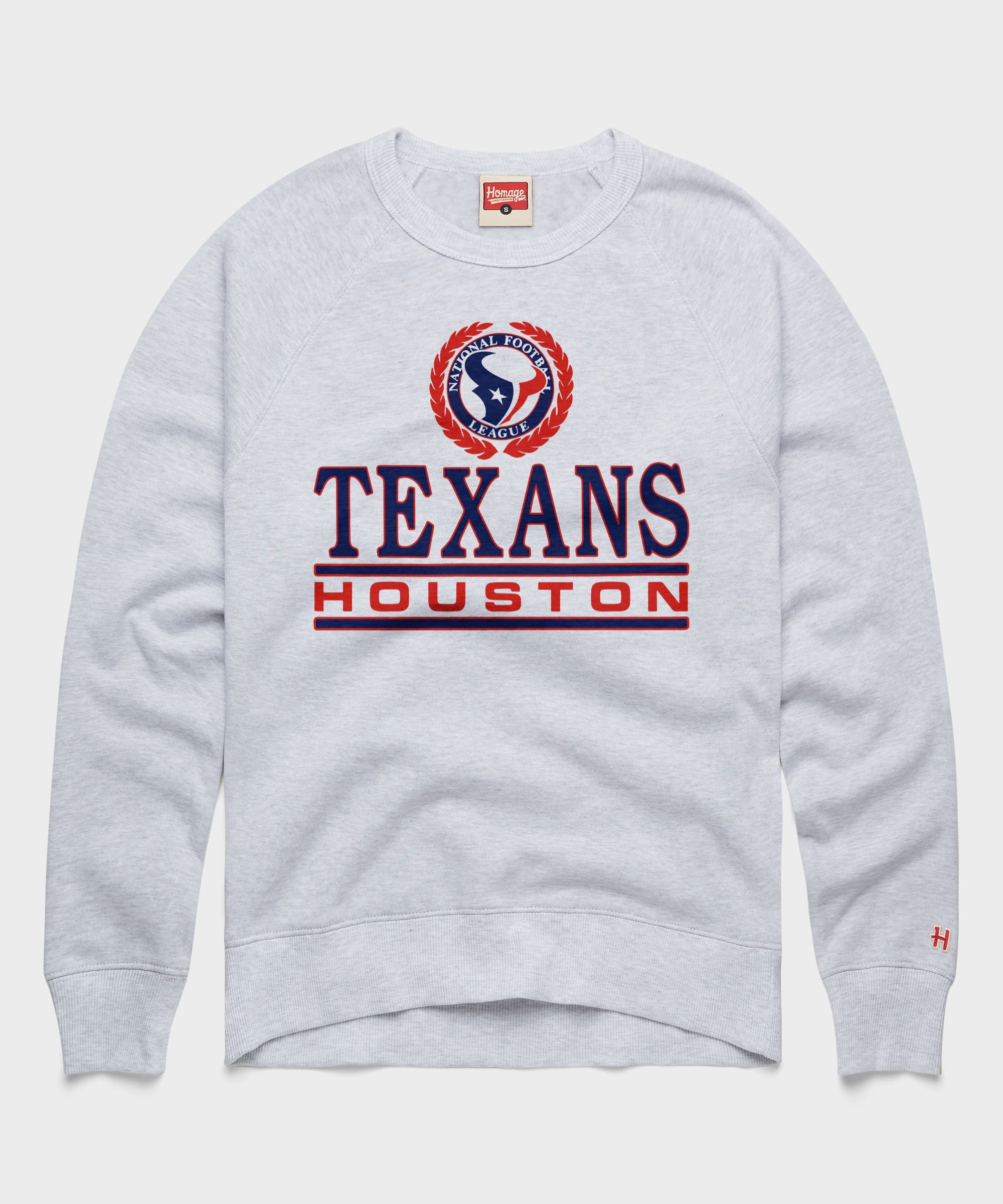 Houston Texans Crest Crewneck Sweatshirt | Vintage-Inspired Crest Gear ...