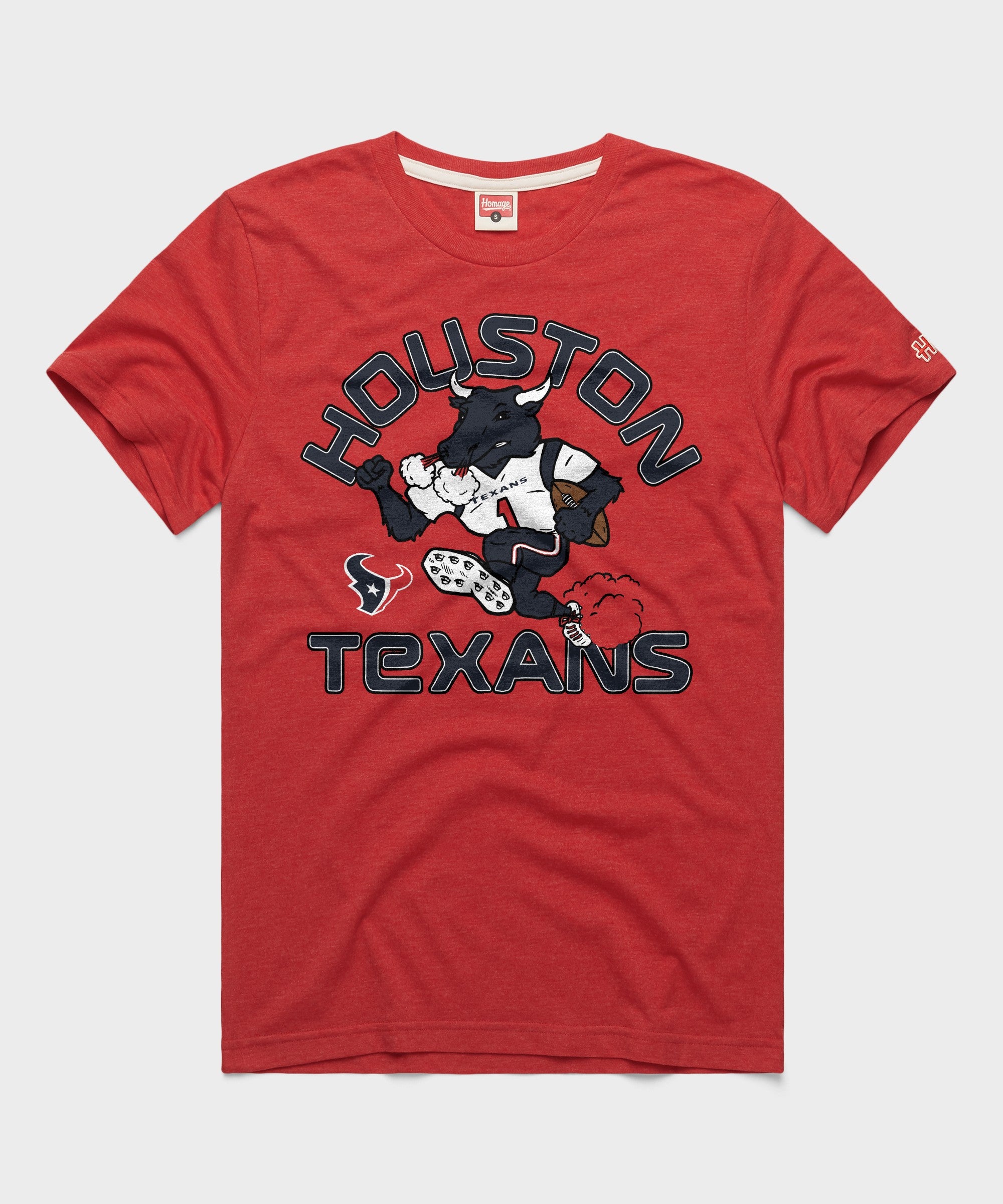 Houston Texans Toro | Retro NFL Houston Texans T-Shirt – HOMAGE