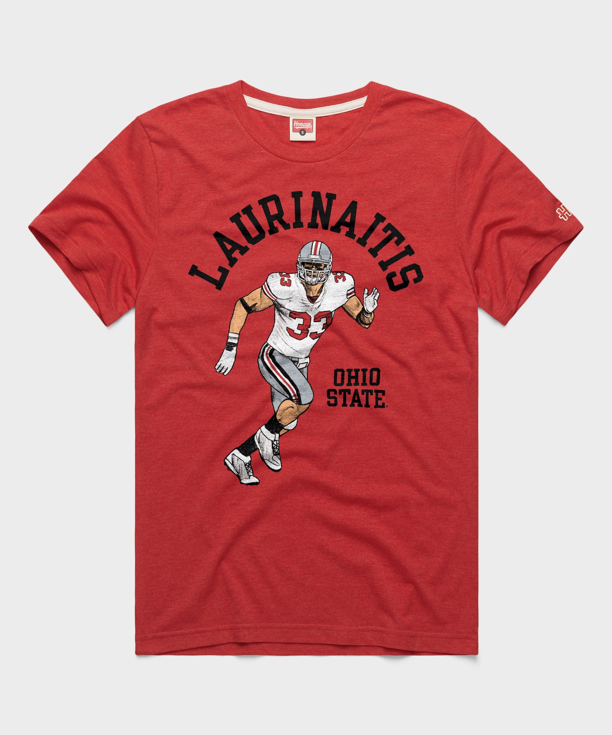 James Laurinaitis Ohio State | Retro OSU Buckeyes Football T-Shirt – HOMAGE
