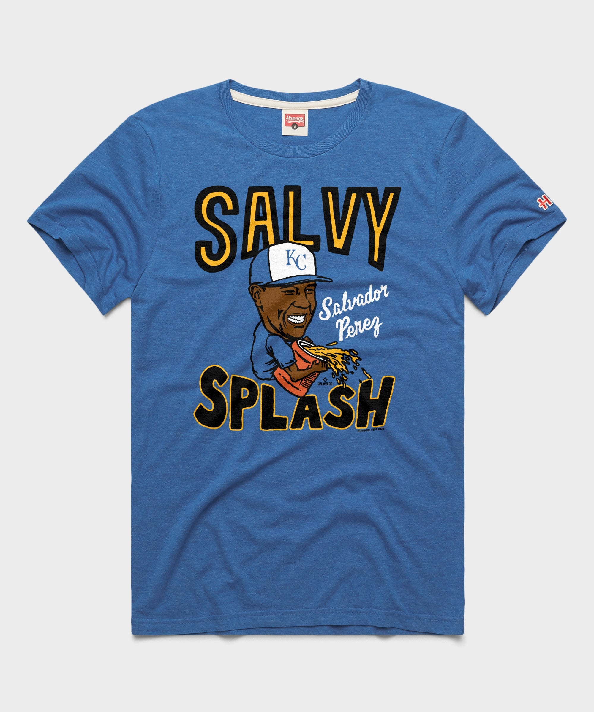 Kansas City Salvy Splash | Retro Kansas City Royals Player T-Shirt – HOMAGE