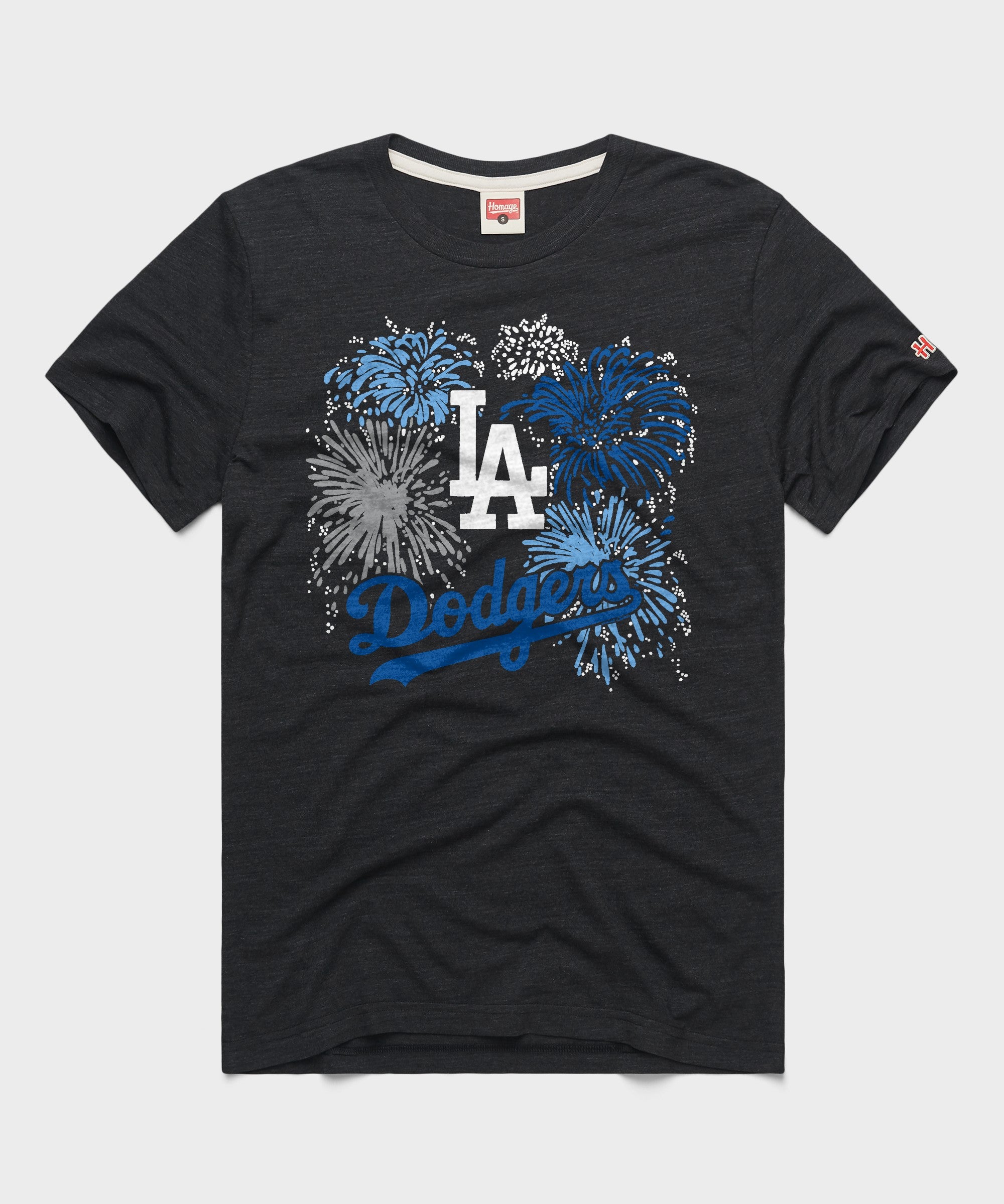 LA Dodgers Fireworks | Retro Los Angeles Dodgers T-Shirt – HOMAGE