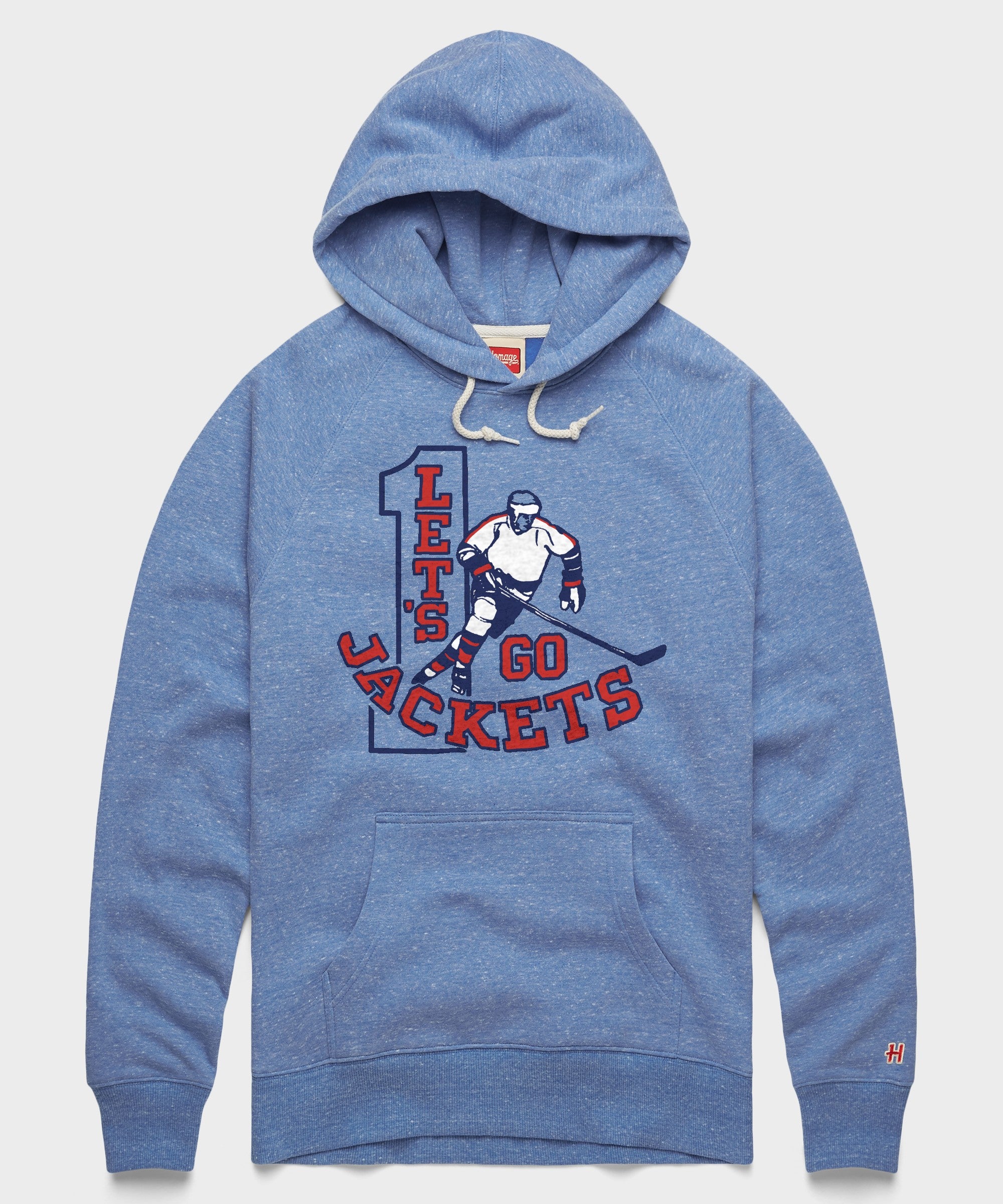 Let's Go Jackets Hoodie | Retro Columbus Blue Jackets Hockey Hoodie ...