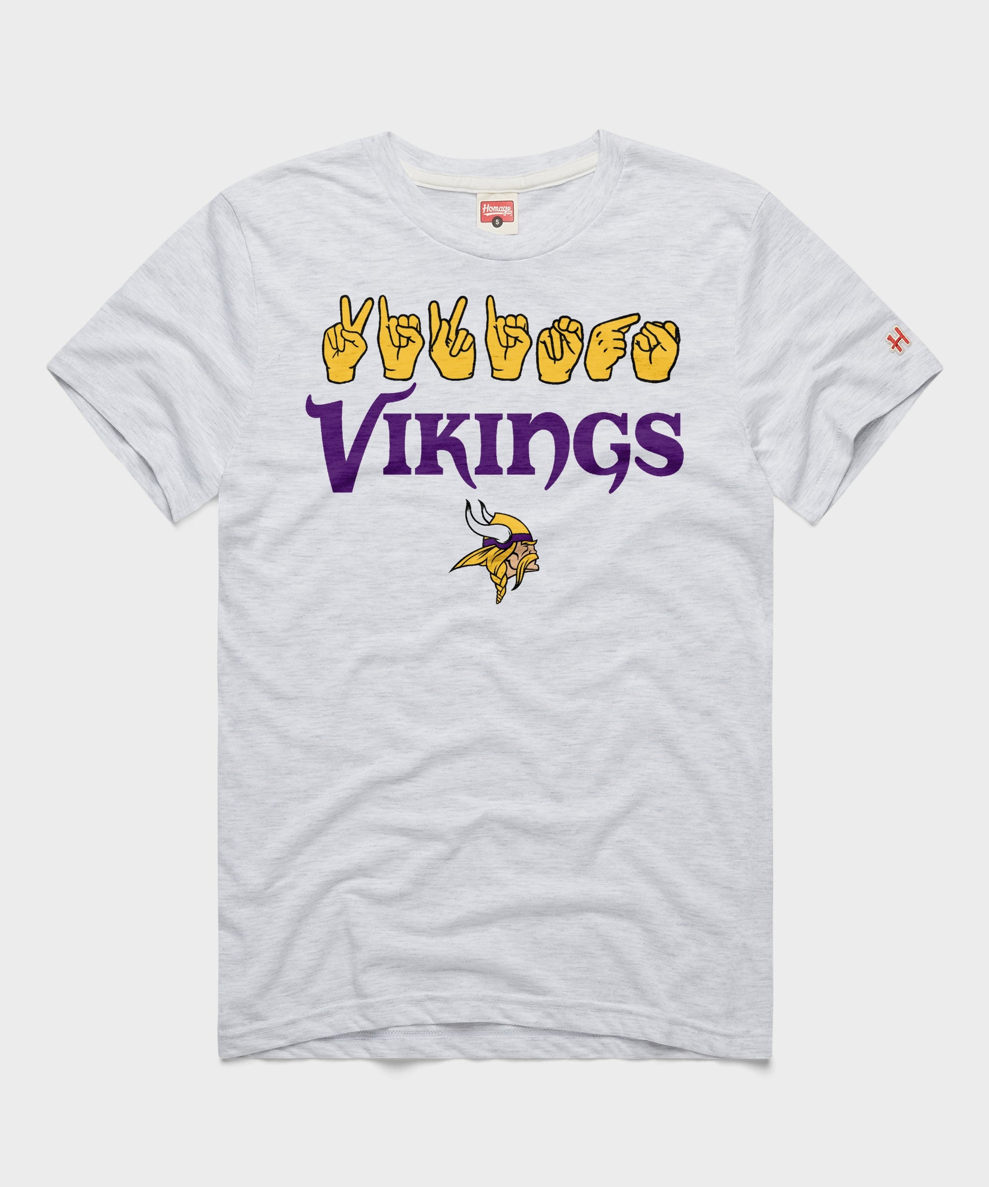 Love Sign x Vikings ASL | Retro NFL T-Shirt – HOMAGE