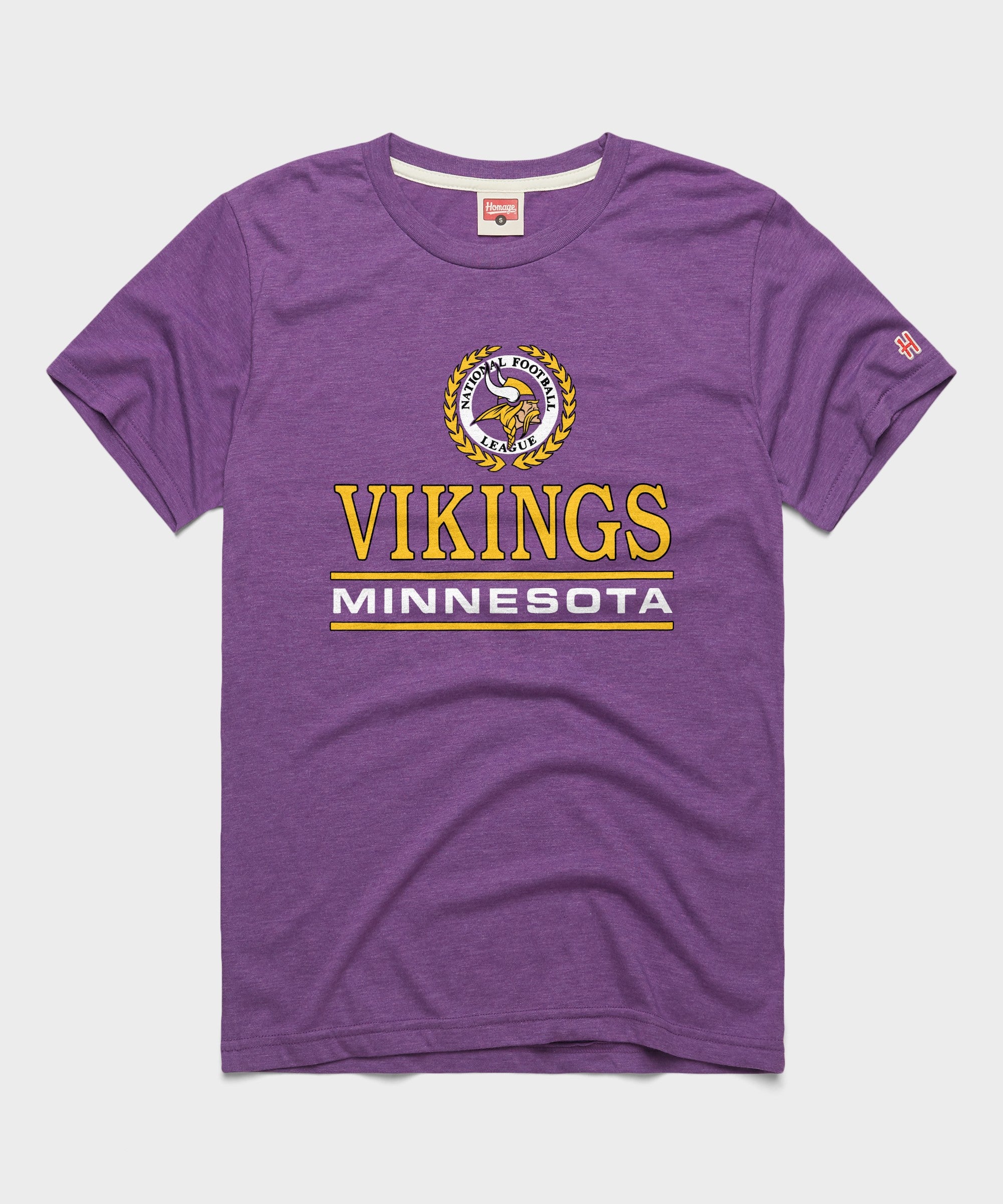 Minnesota Vikings Crest | Retro NFL T-Shirt – HOMAGE