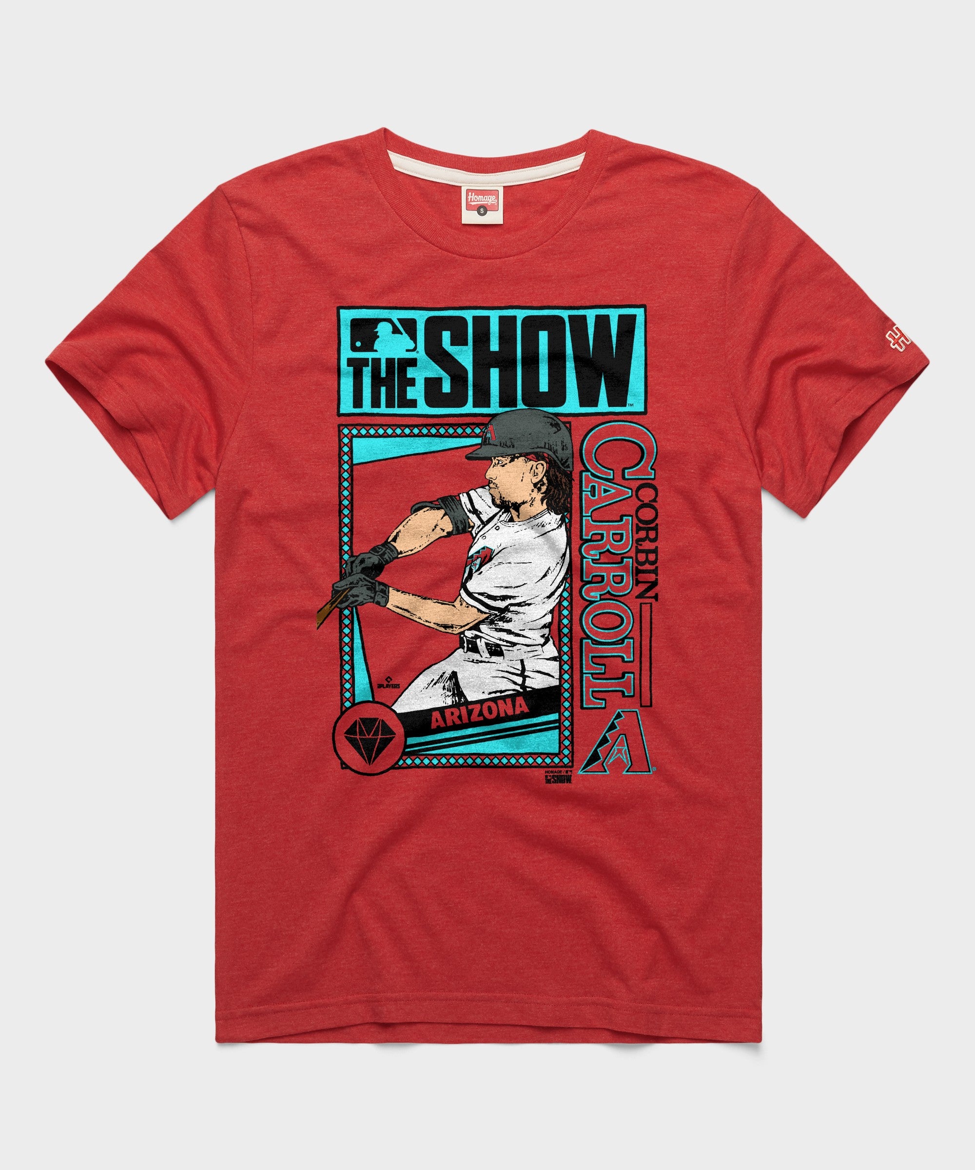 MLB The Show Diamondbacks Corbin Carroll | Retro MLB T-Shirt – HOMAGE