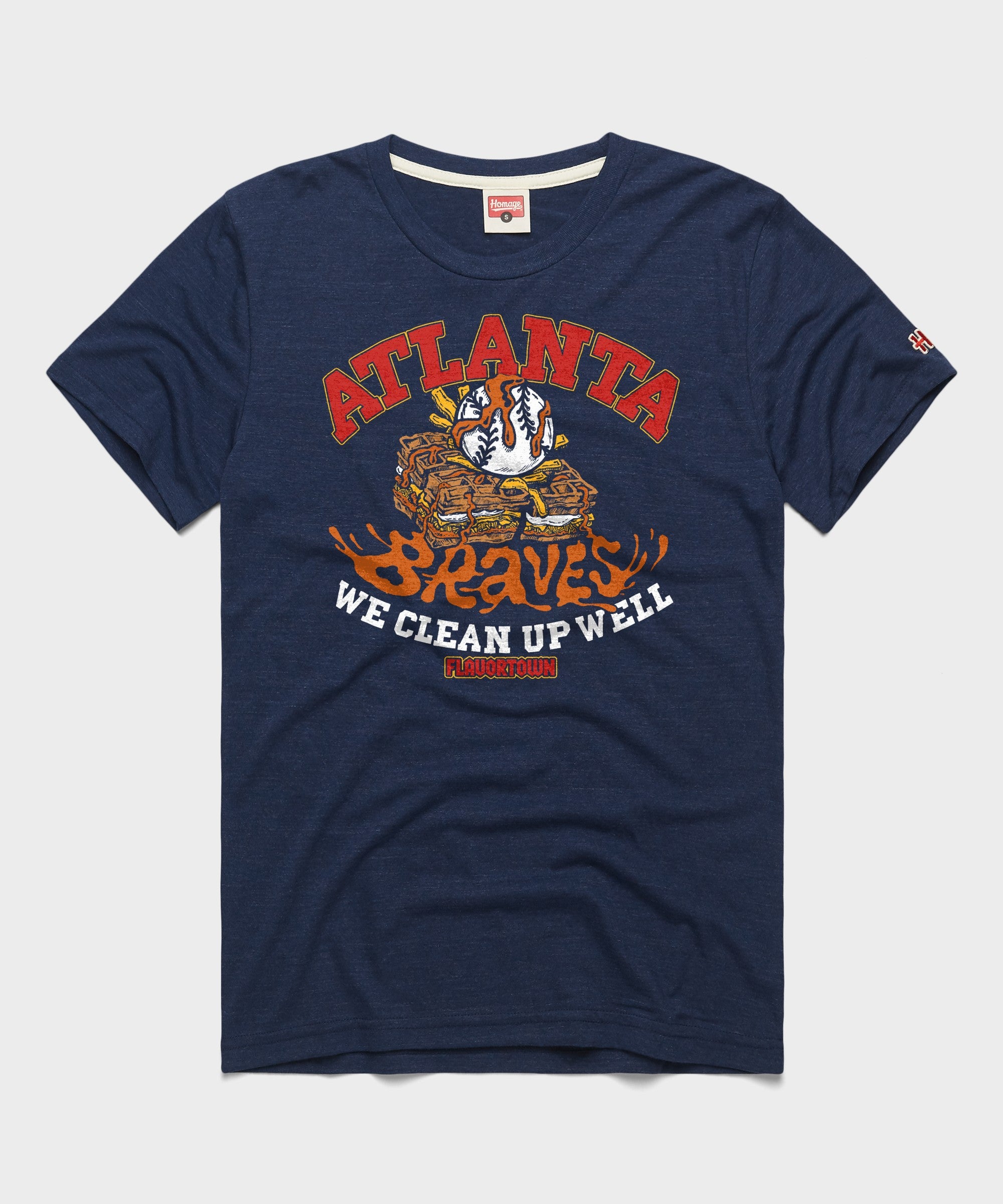 MLB x Flavortown Atlanta Braves | Retro MLB T-Shirt – HOMAGE