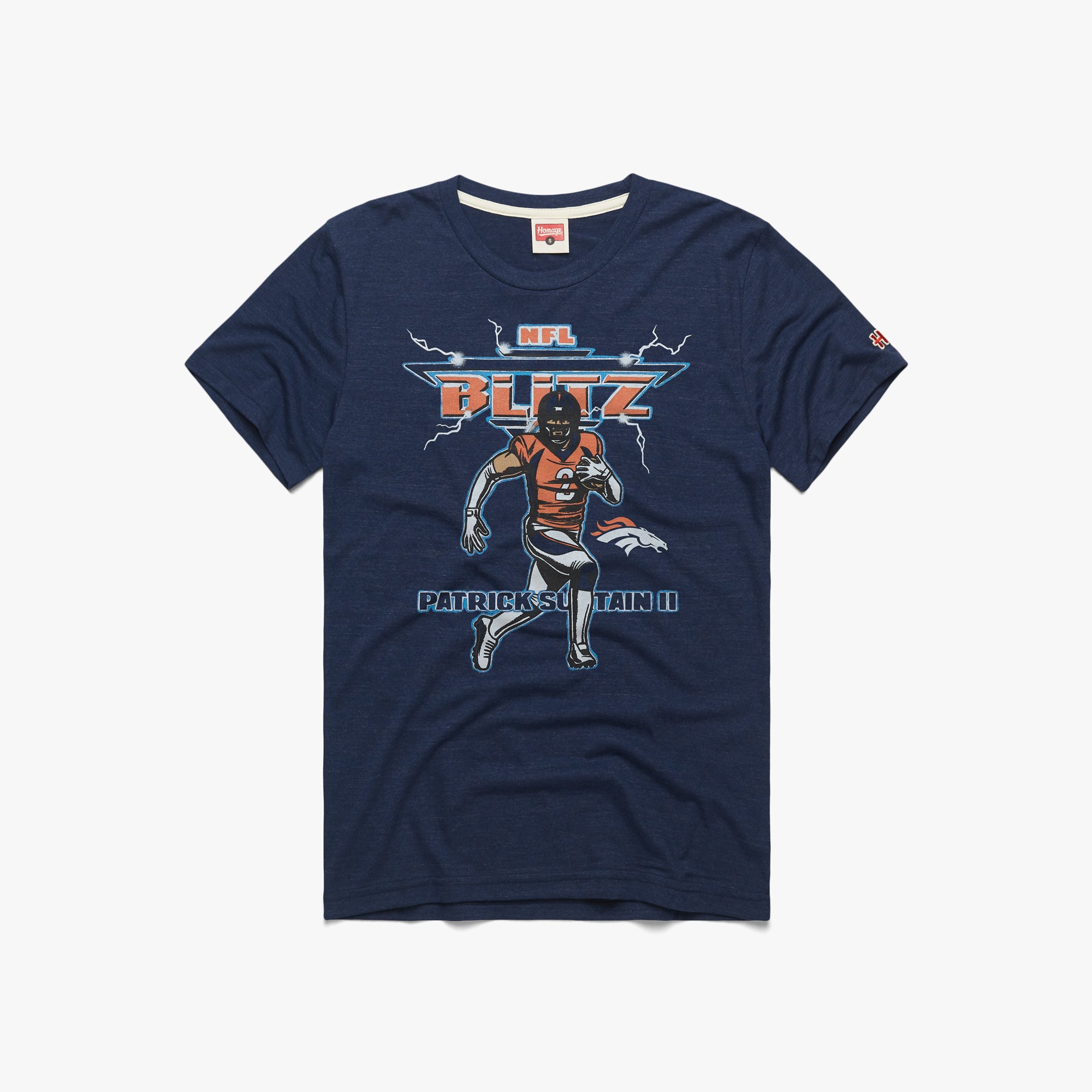 NFL Blitz Denver Broncos Patrick Surtain II | Retro Broncos T-Shirt – HOMAGE