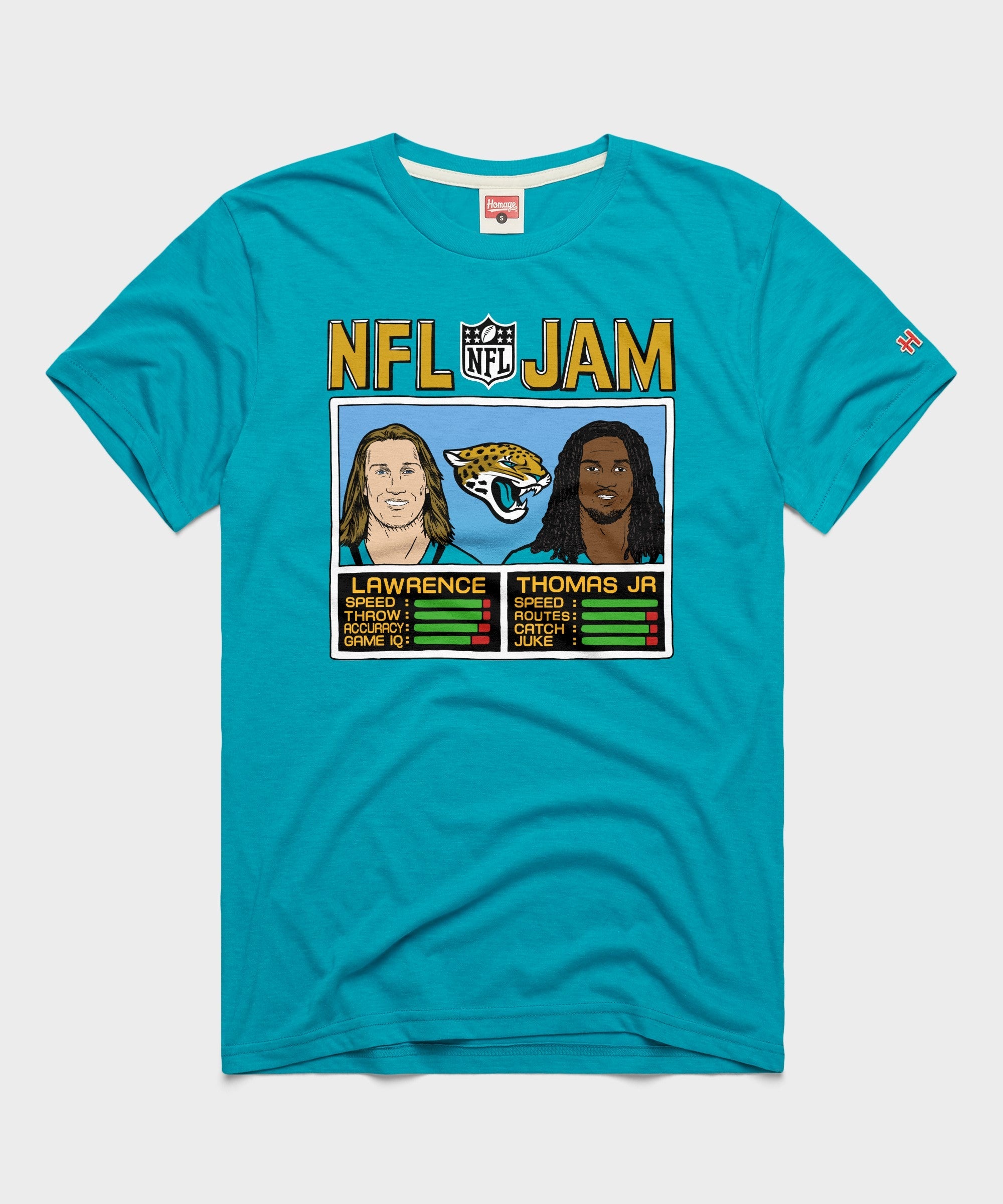 NFL Jam Jaguars Lawrence And Thomas Jr. | Retro NFL T-Shirt – HOMAGE