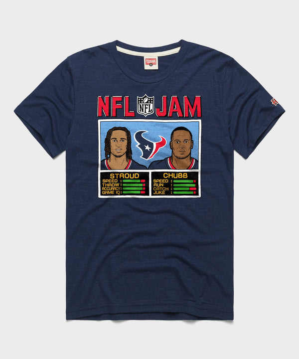 Youth NFL Jam Texans Stroud And Chubb | Kids Retro NFL T-Shirt – HOMAGE