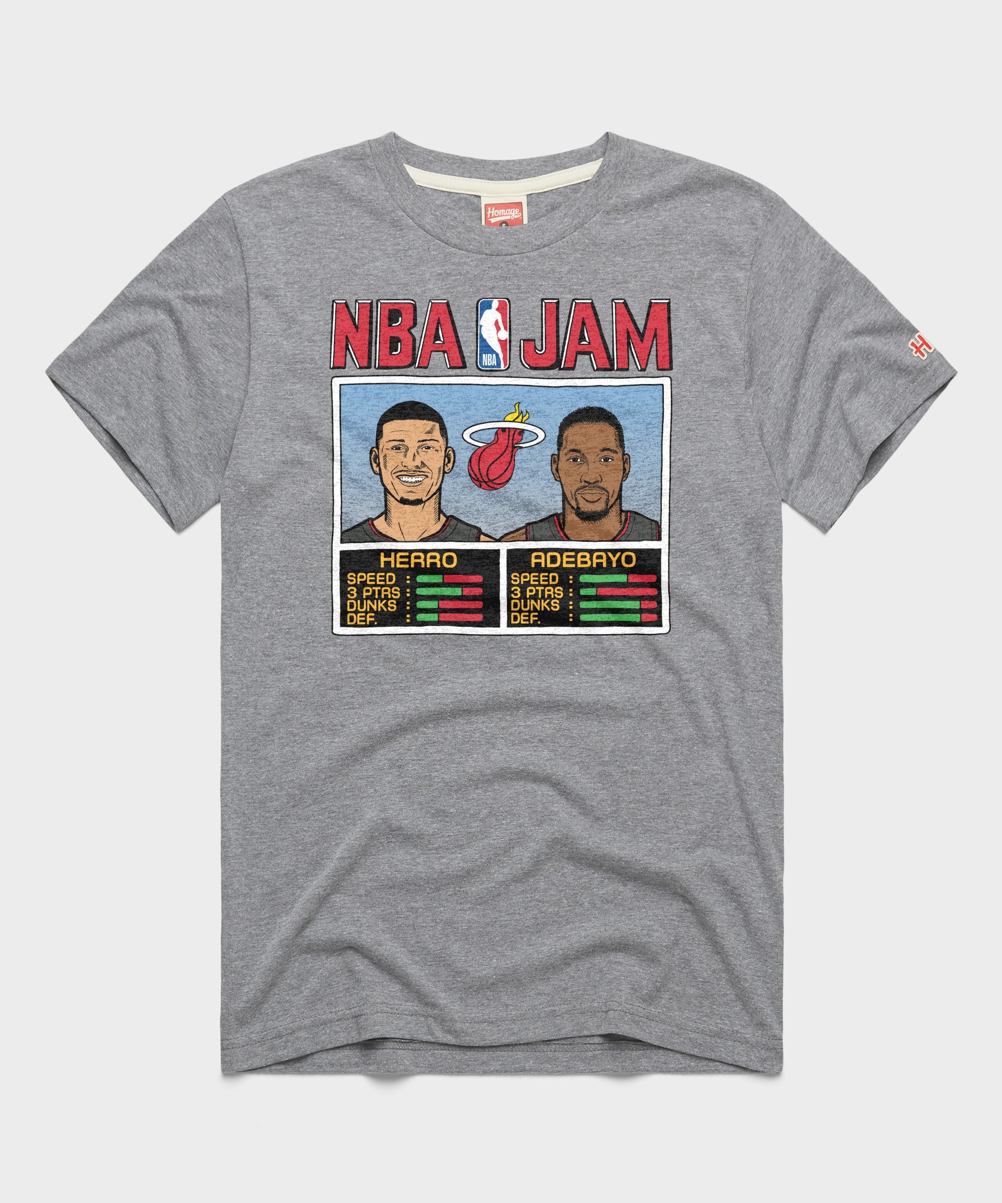 NBA Jam Heat Herro And Adebayo | NBA T-Shirt – HOMAGE