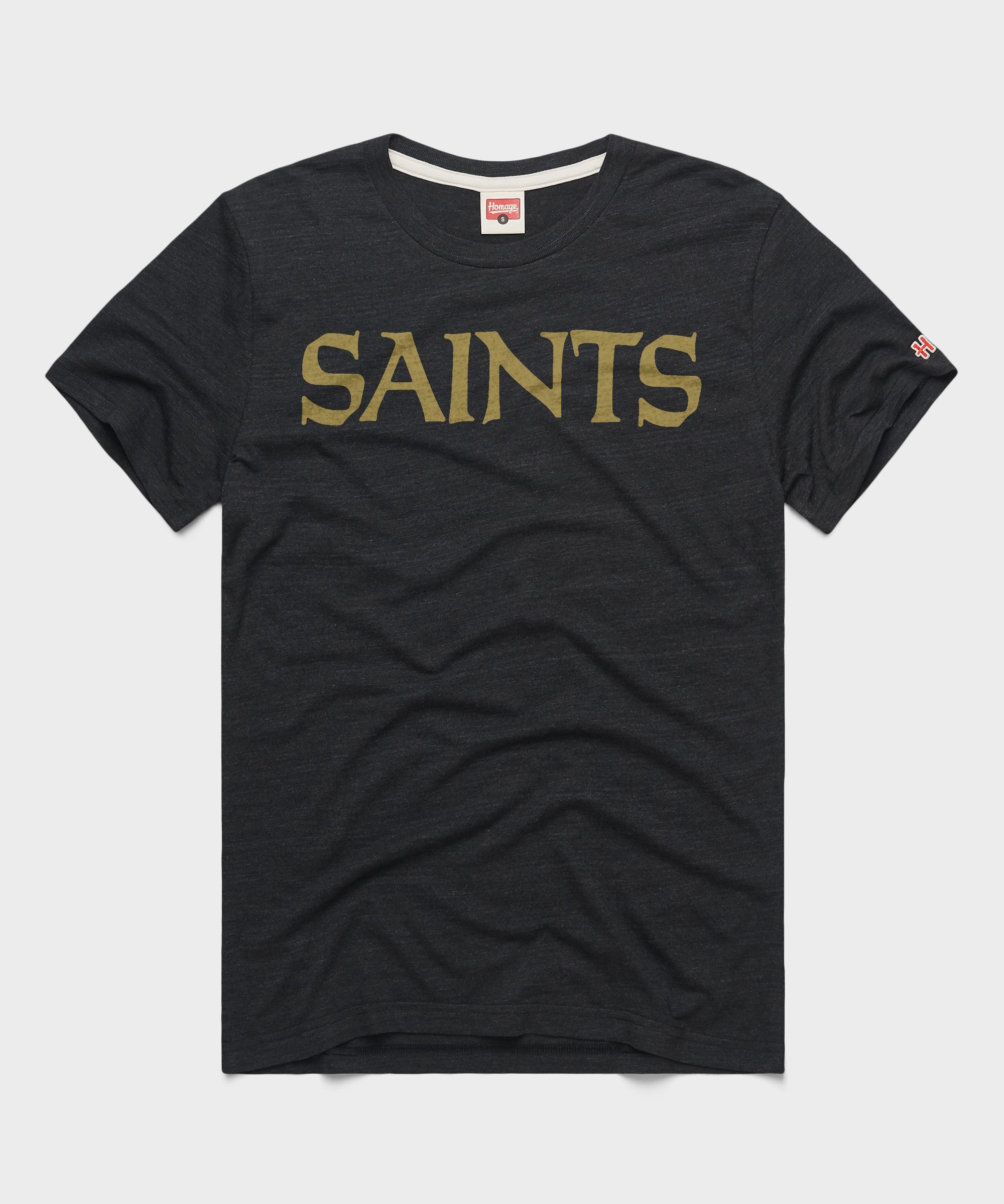 New Orleans Saints Wordmark '67 T-Shirt | Vintage-Inspired NFL Logos ...