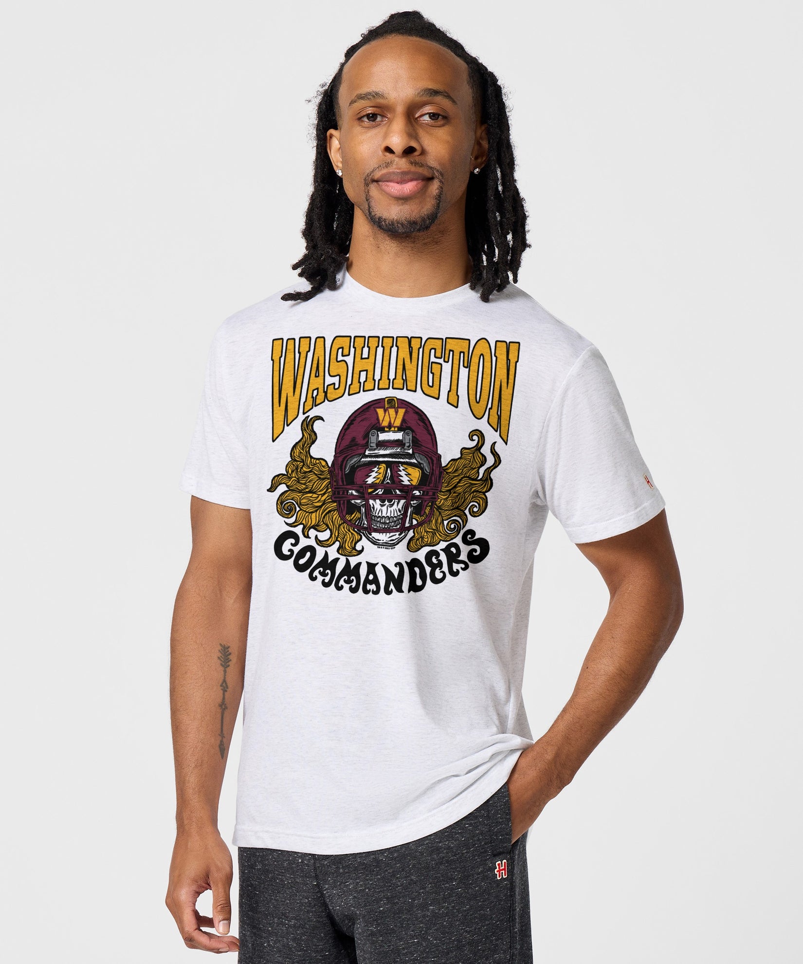 NFL x Grateful Dead x Commanders | Retro Washington Commanders T-Shirt ...