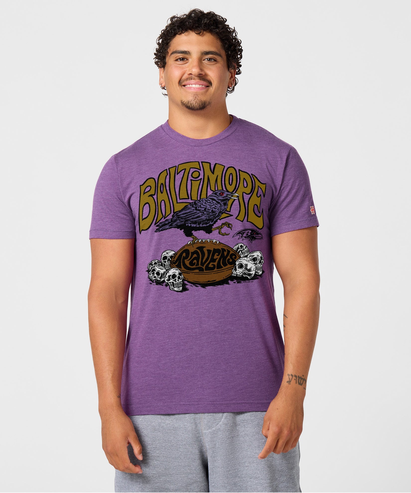 NFL x Grateful Dead x Ravens | Retro Baltimore Ravens T-Shirt – HOMAGE