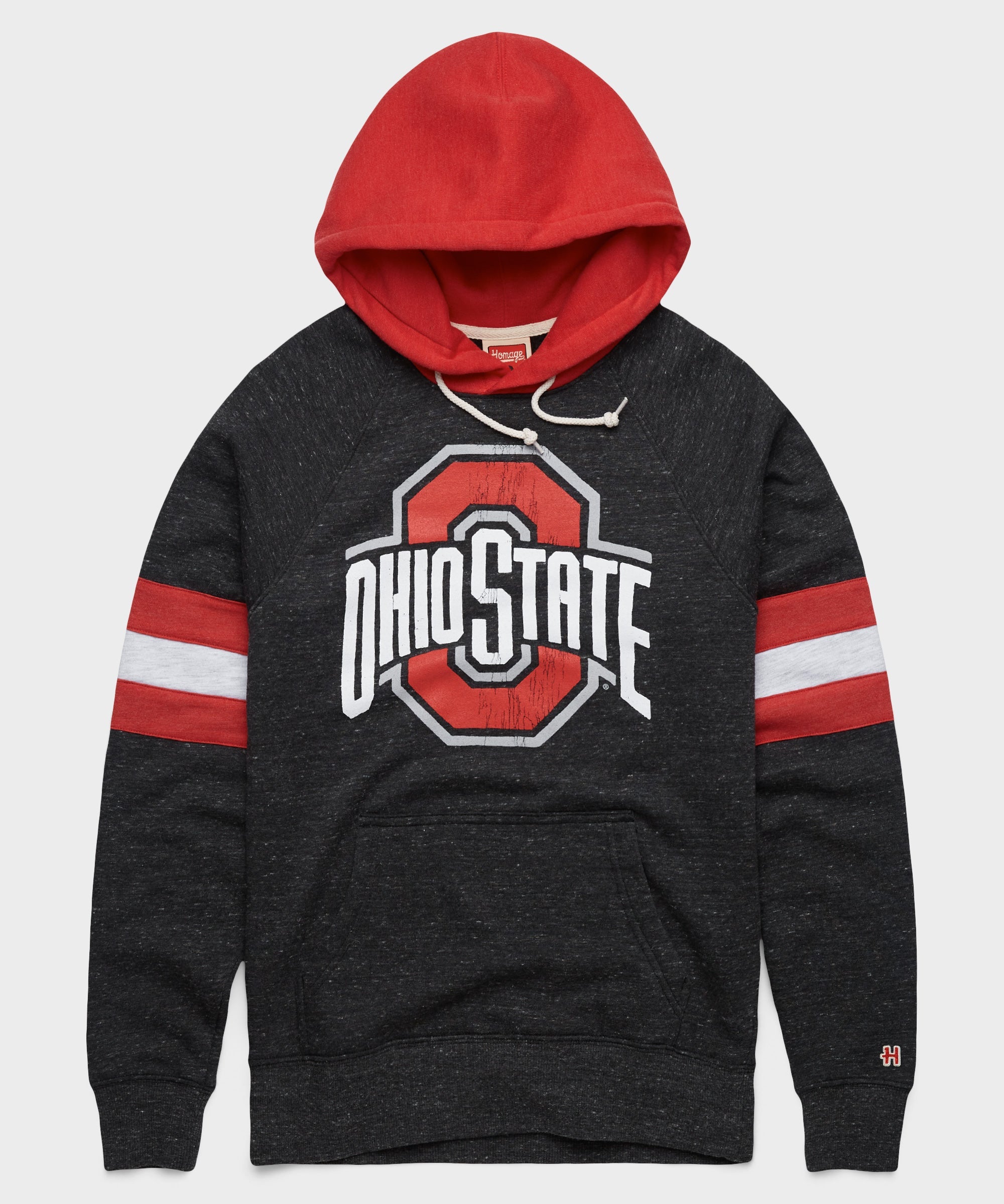 Ohio State Buckeyes Arm Band Hoodie | Retro OSU Hoodie – HOMAGE