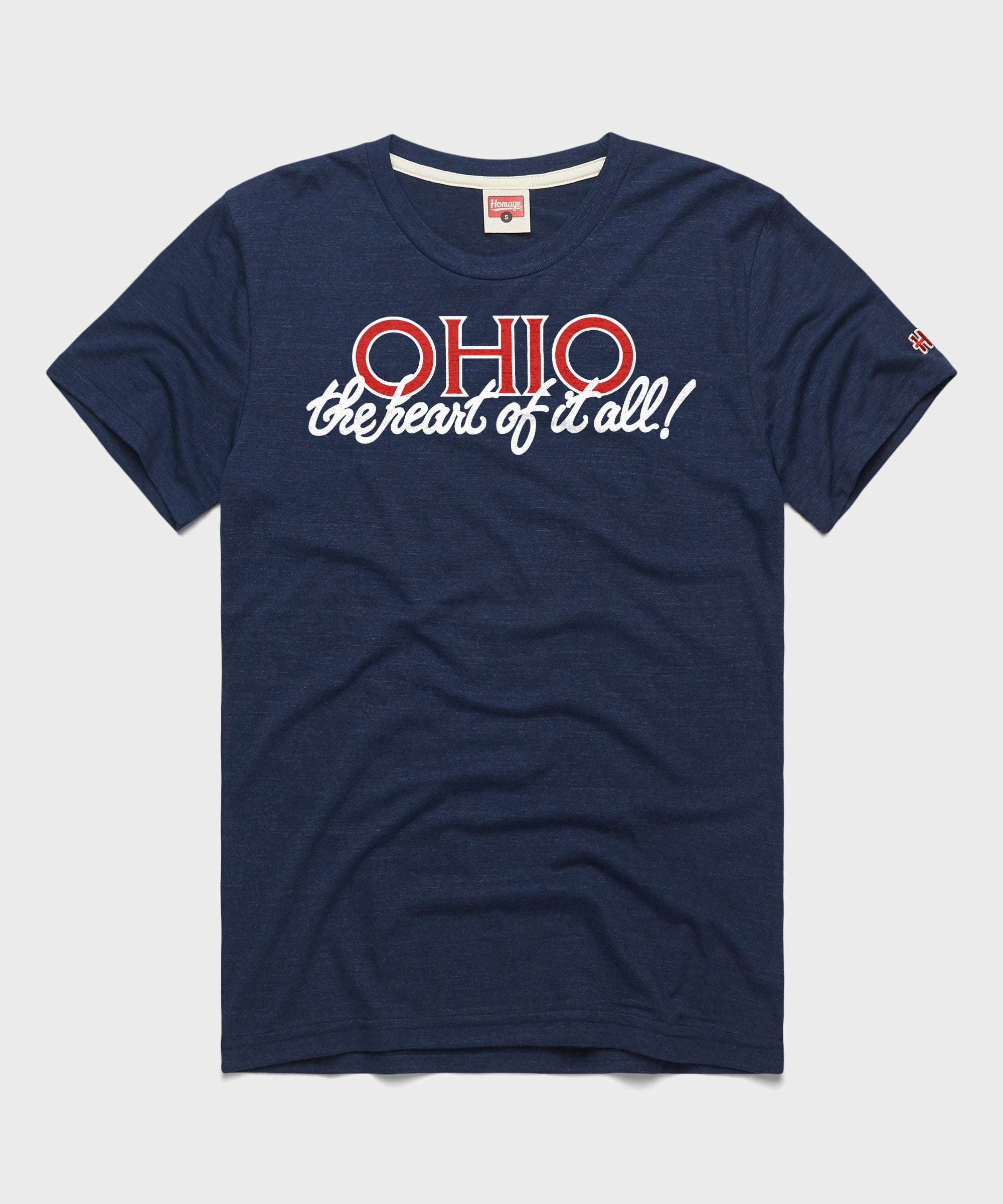 Ohio The Heart Of It All | Retro Ohio State Slogan T-Shirt – HOMAGE
