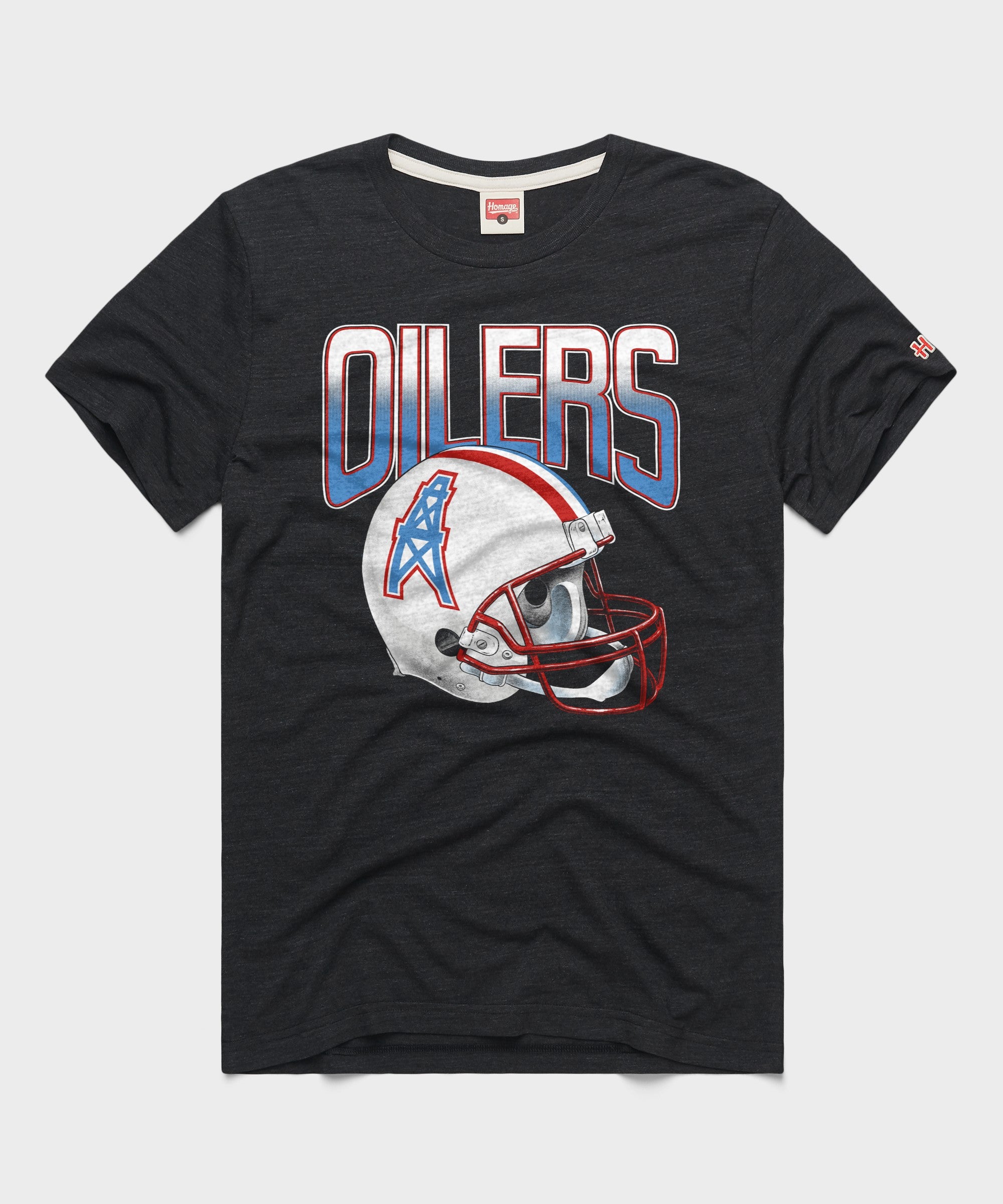 Oilers Football Gradient Helmet | Men's NFL T-Shirt – HOMAGE