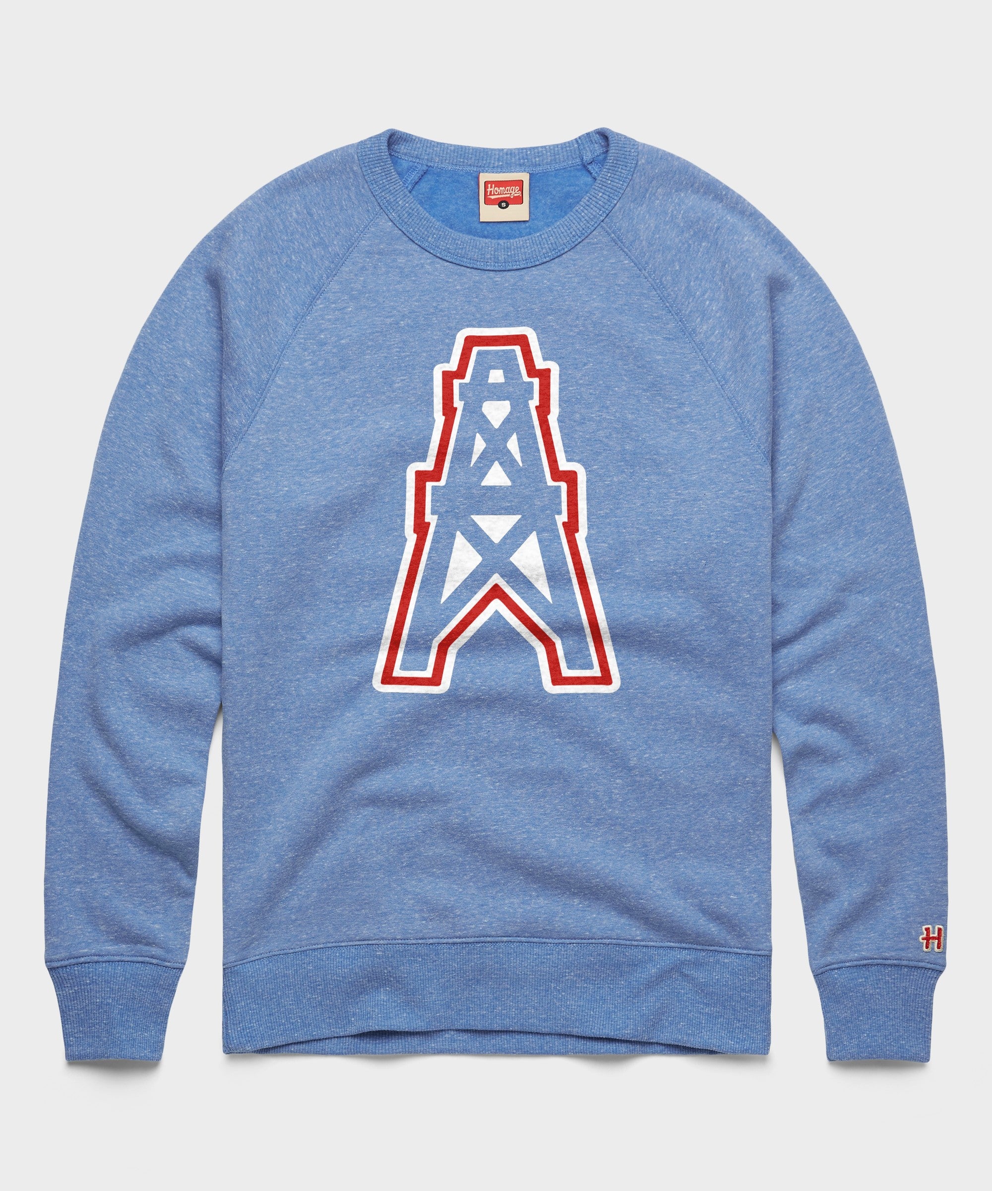 Oilers Football '80 Crewneck | Vintage-Inspired NFL Logos Gear – HOMAGE