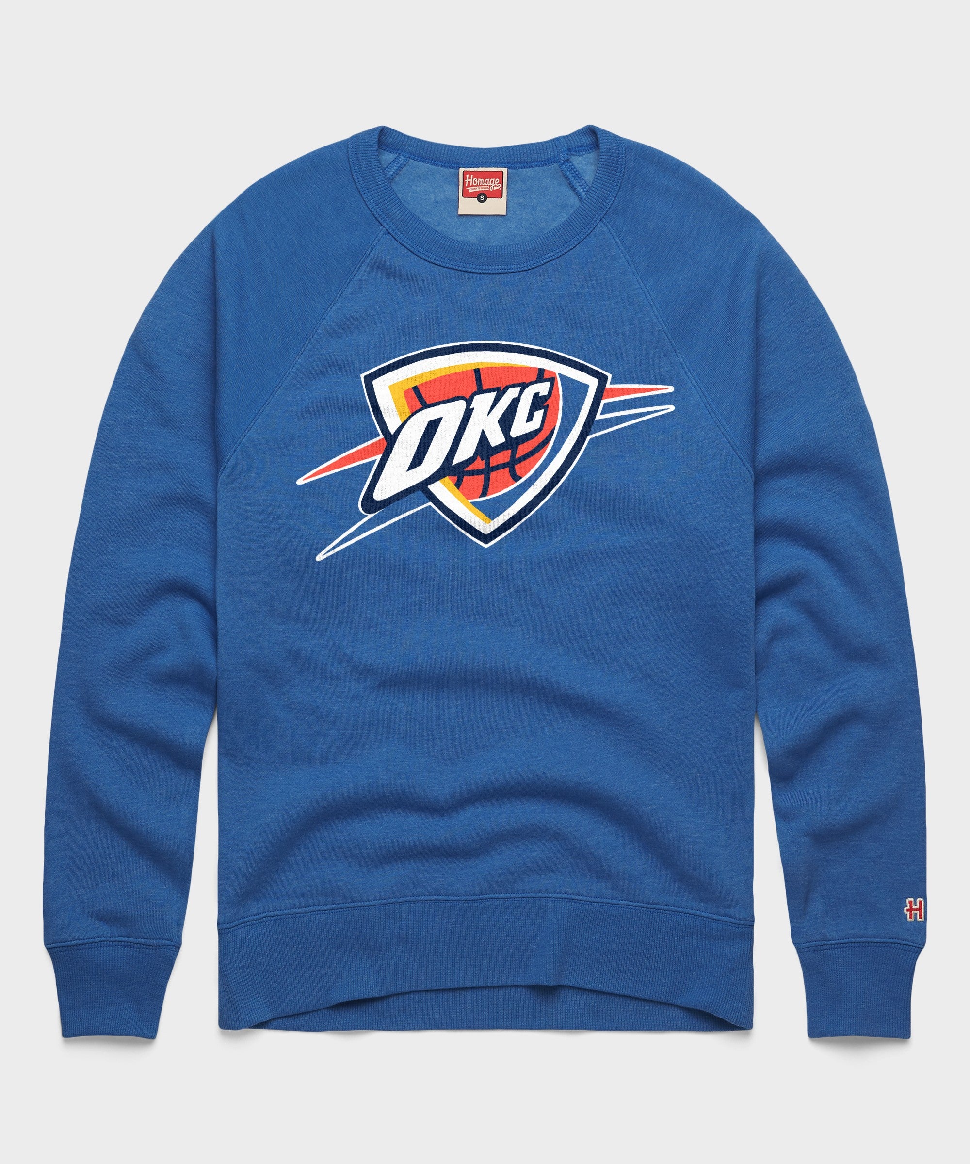 OKC Thunder Logo Crewneck | Men's NBA Sweatshirt – HOMAGE