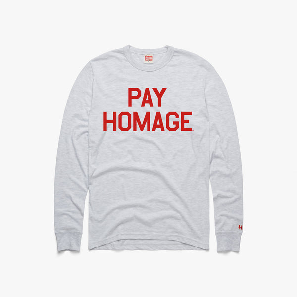 Block Pay HOMAGE Long Sleeve Tee | Retro HOMAGE Long Sleeve T-Shirt