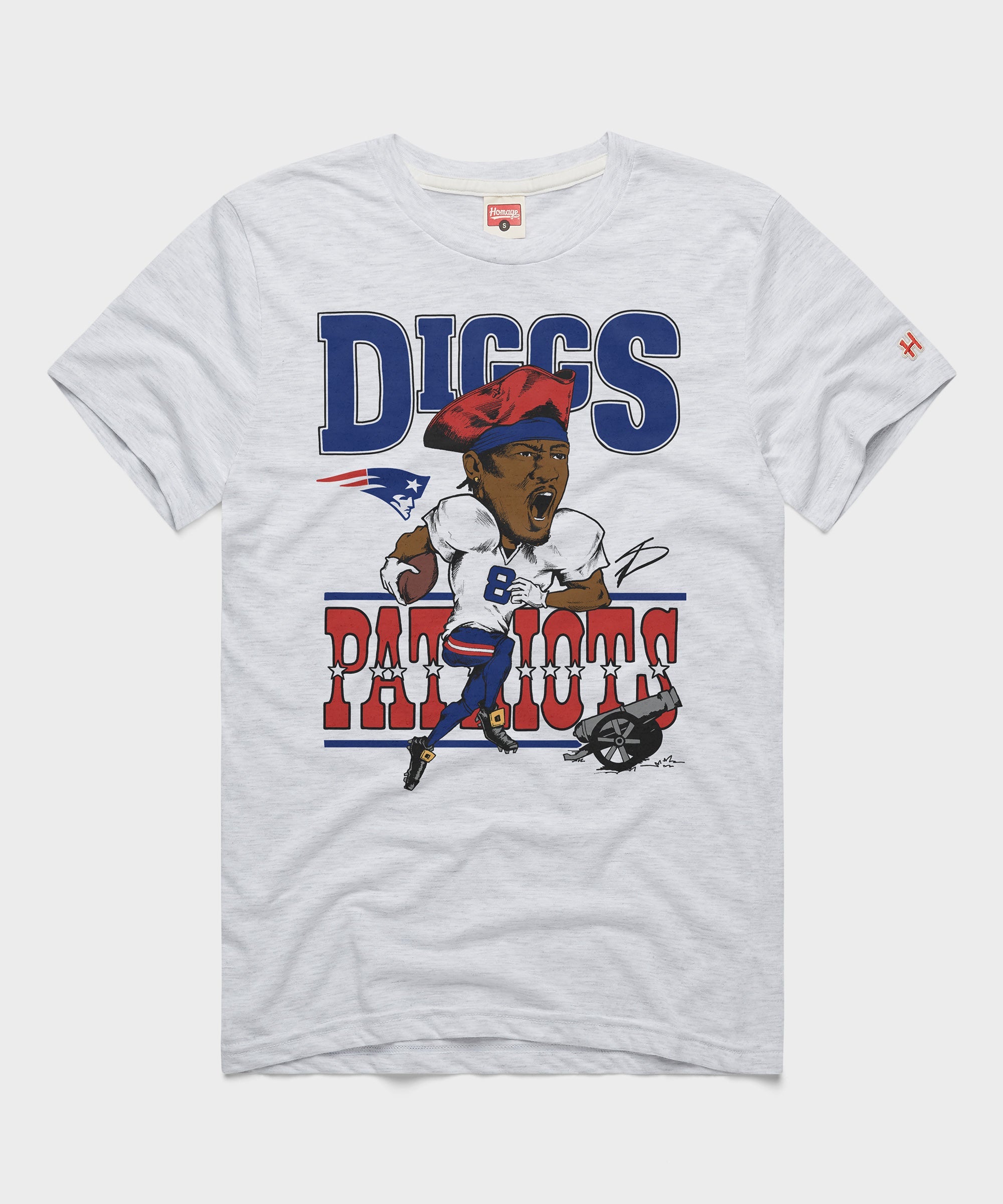 Patriots Stefon Diggs Signature | Retro NFL T-Shirt – HOMAGE
