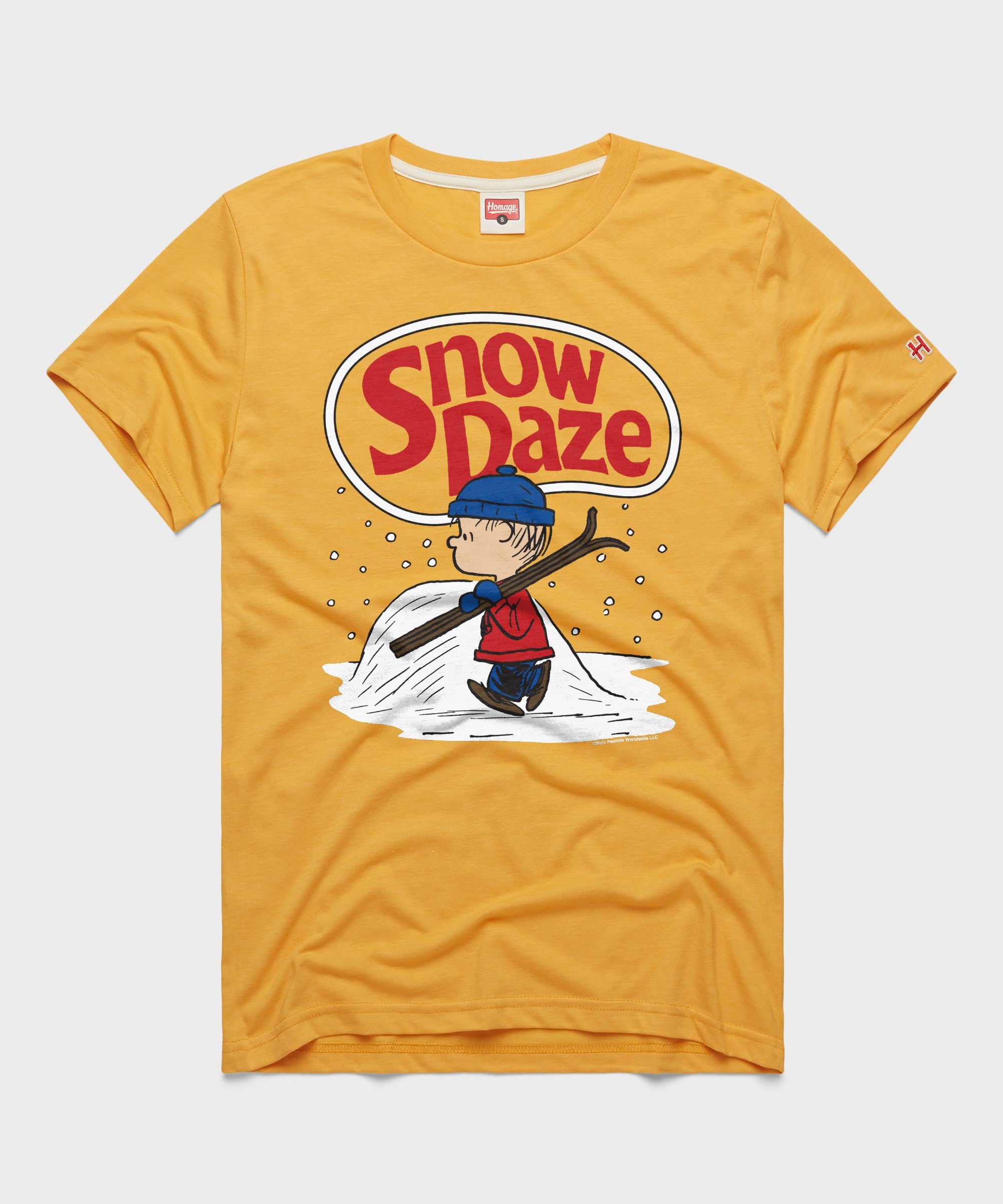Peanuts Linus Snow Daze | Retro Peanuts T-Shirt – HOMAGE