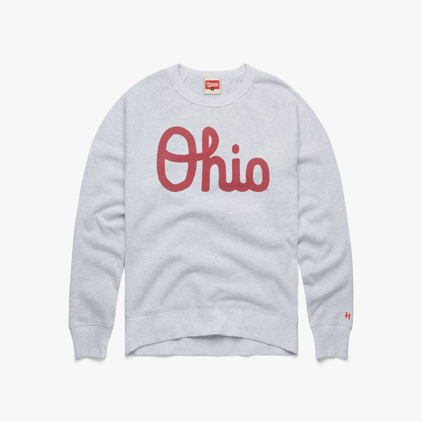 Script Ohio Crewneck | Retro Ohio State University Sweatshirt – HOMAGE
